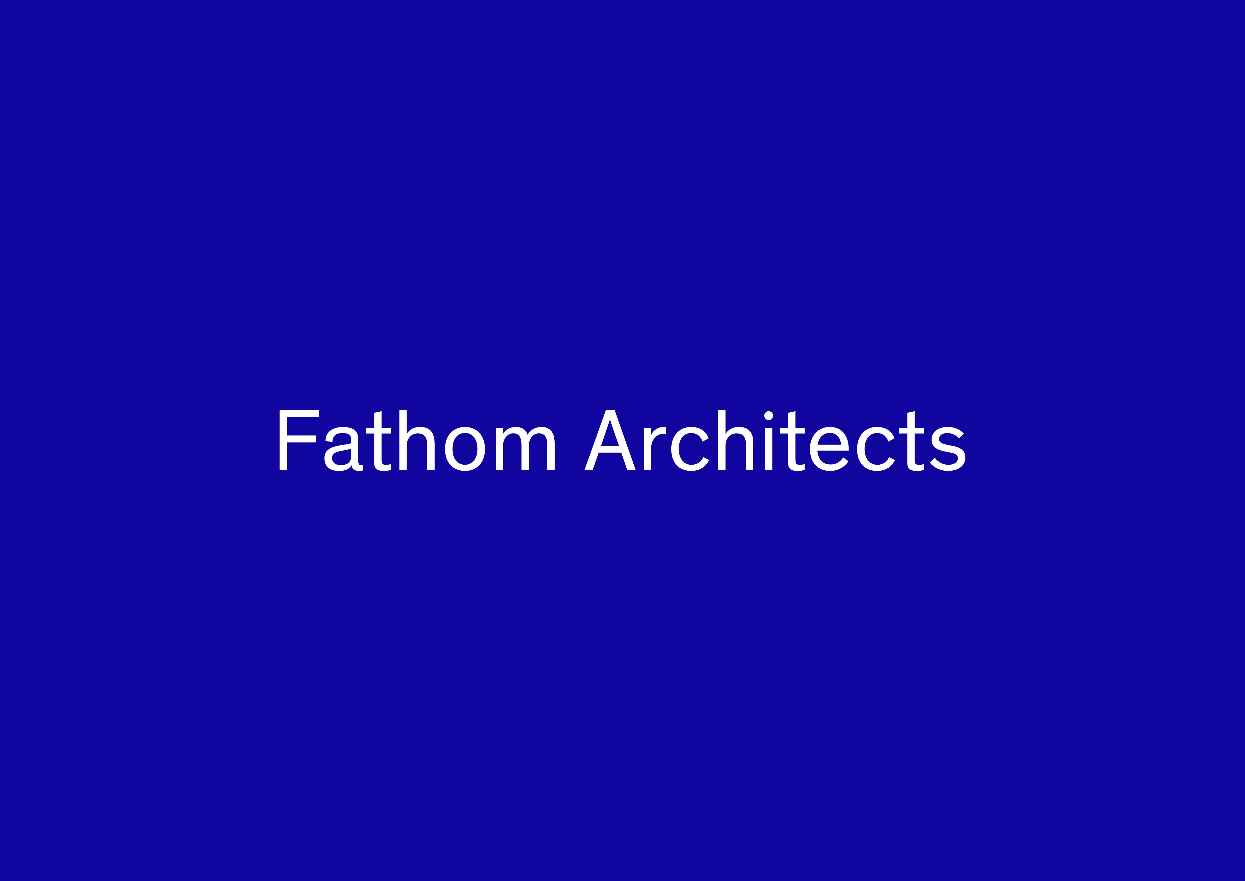 New practice: Fathom Architects