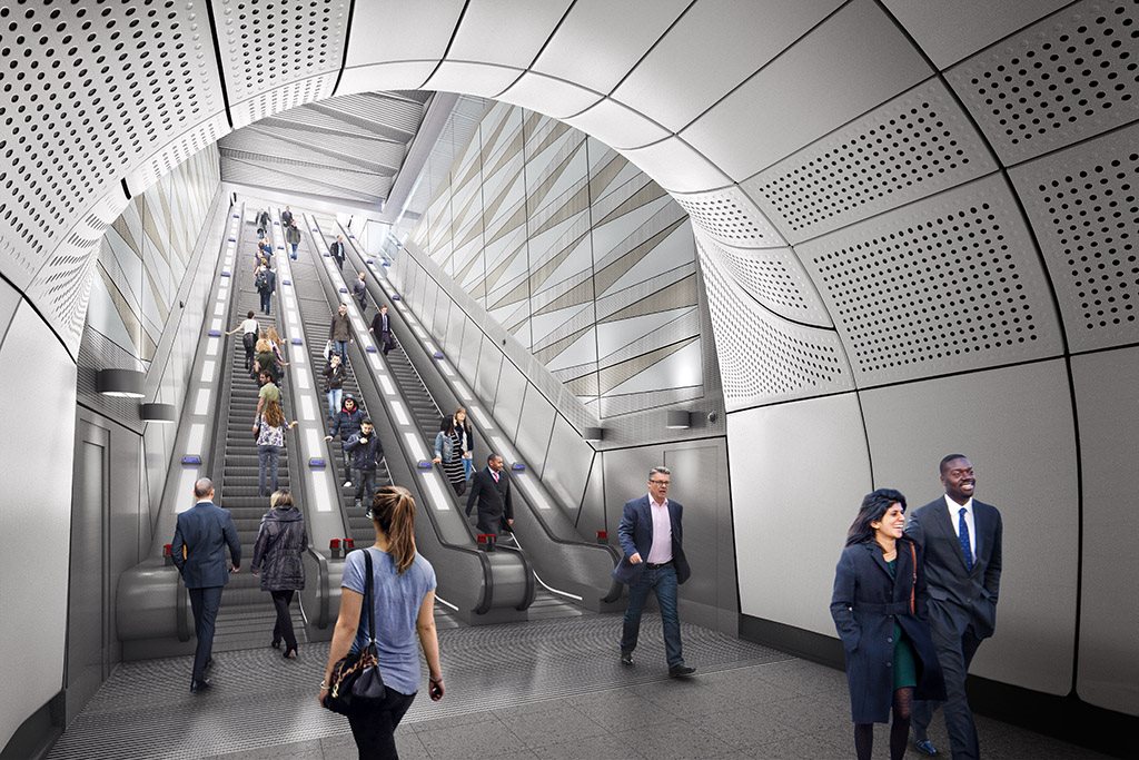 In pictures: First look at Crossrail's new stations