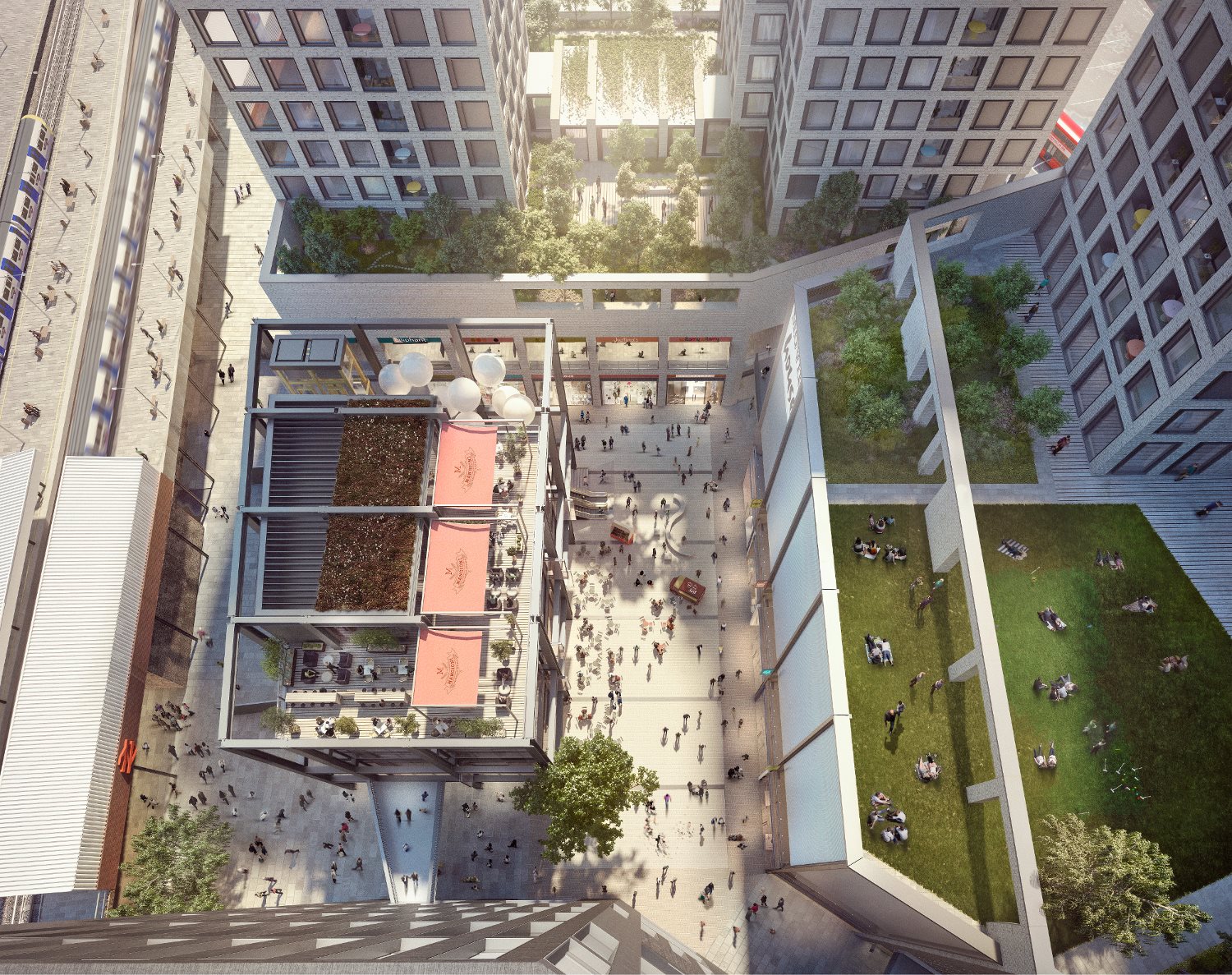 Revealed: new images of Allies and Morrison's Elephant and Castle plans