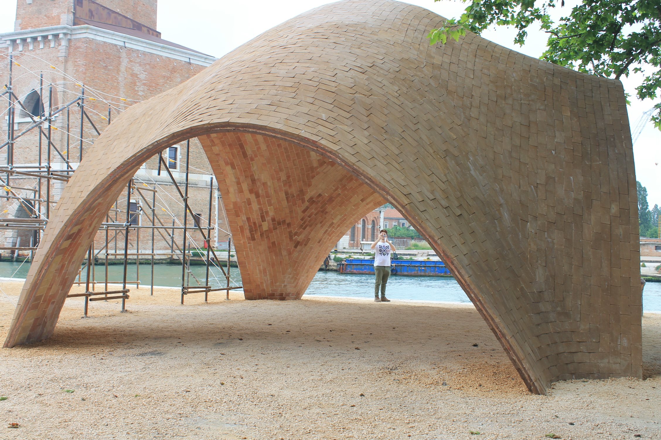 Foster constructs prototype droneport at Venice Biennale