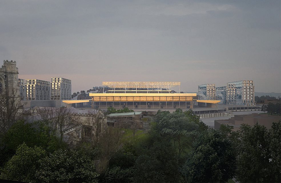 AndArchitects unveils Luton Town stadium plans