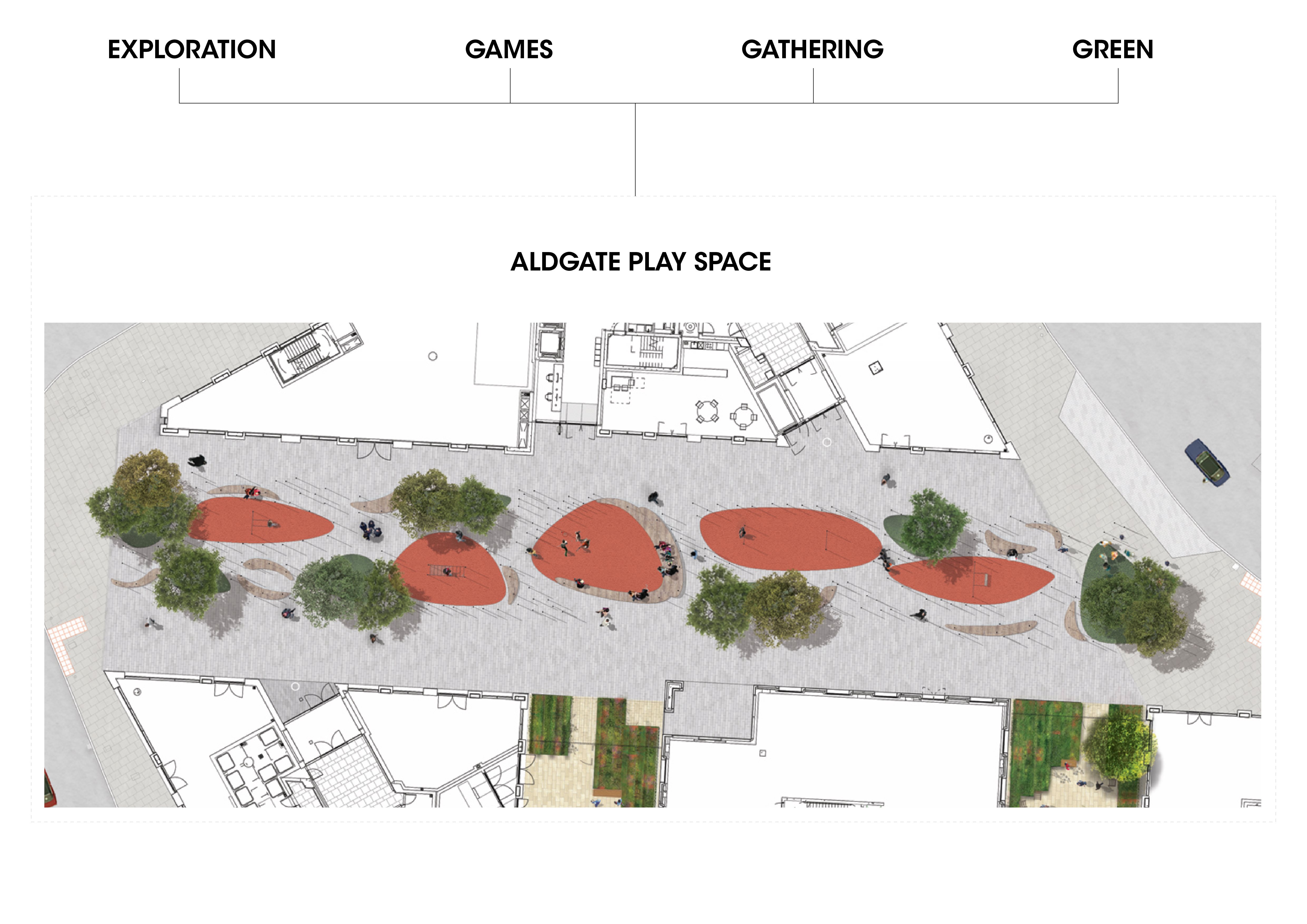 KHBT Architects wins contest for urban play space in east London