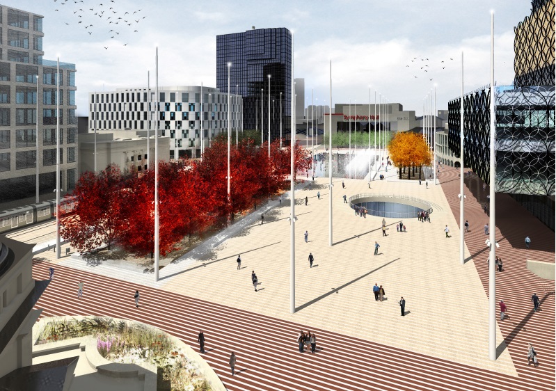 Graeme Massie submits plans for Birmingham’s Centenary Square overhaul