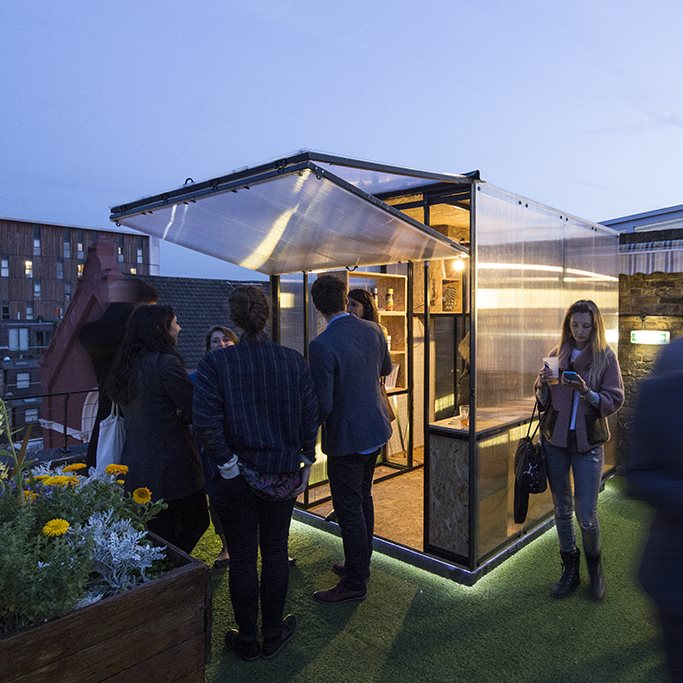 Architects create pop-up studio for London’s artists