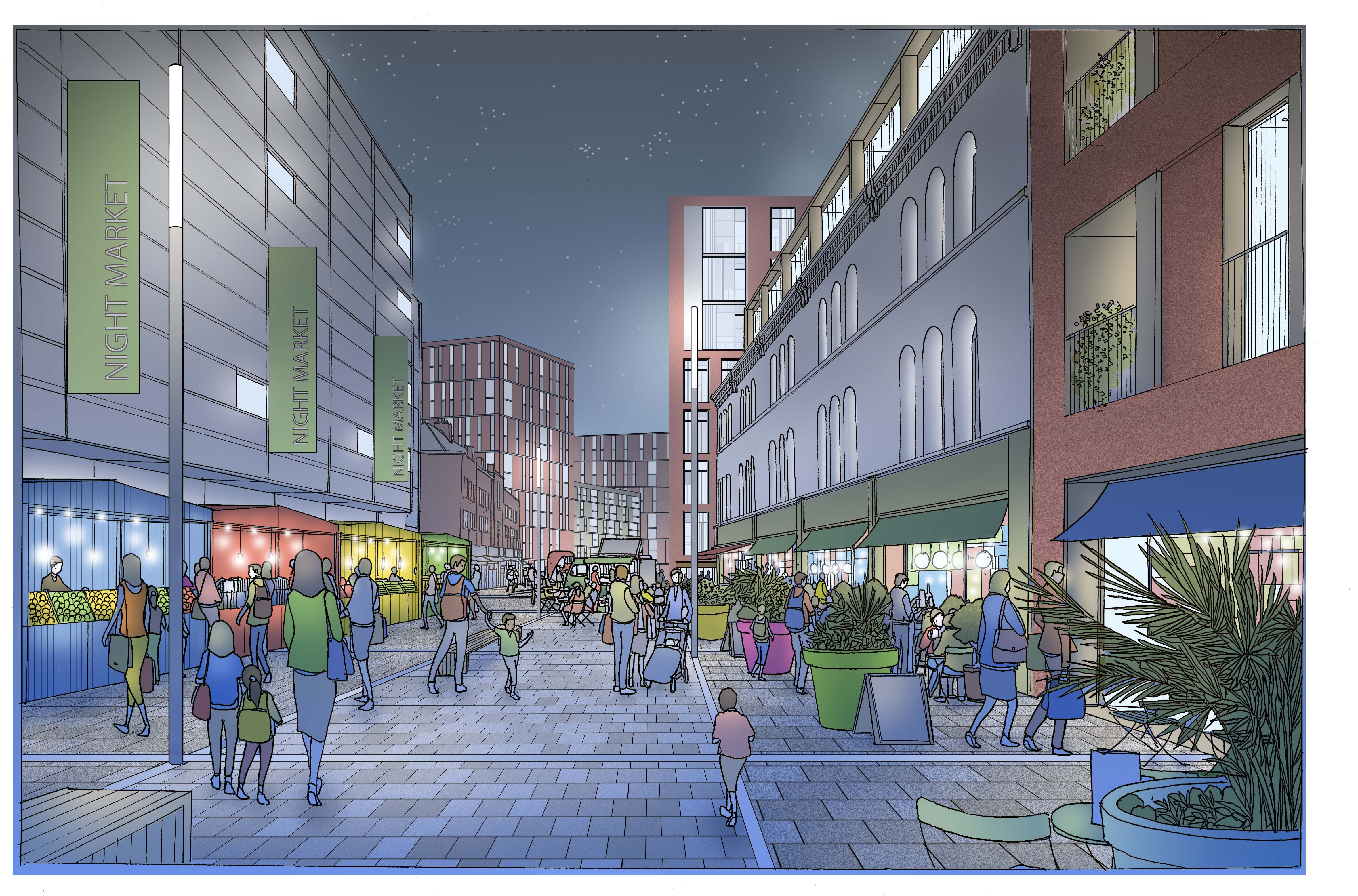 Architecture 00 and Allies and Morrison reveal Sutton town centre vision