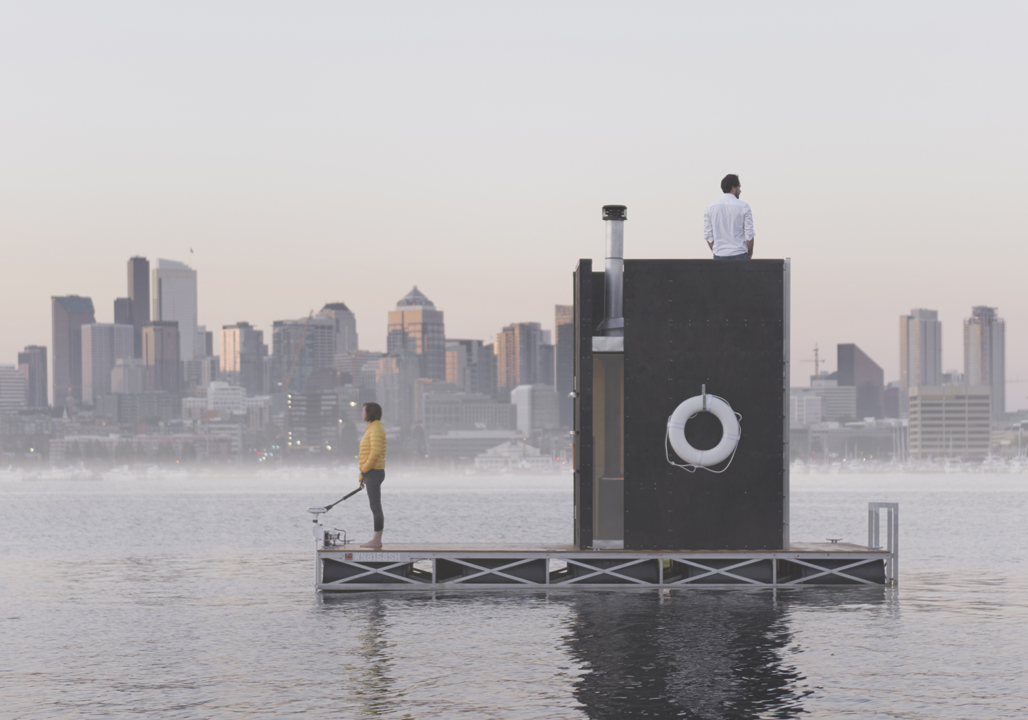 British architect wins AIA Small Project award for floating sauna