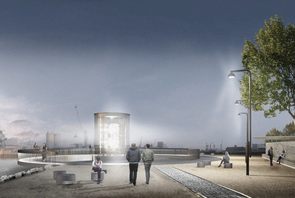 Hall McKnight wins contest for Belfast lighthouse lens installation