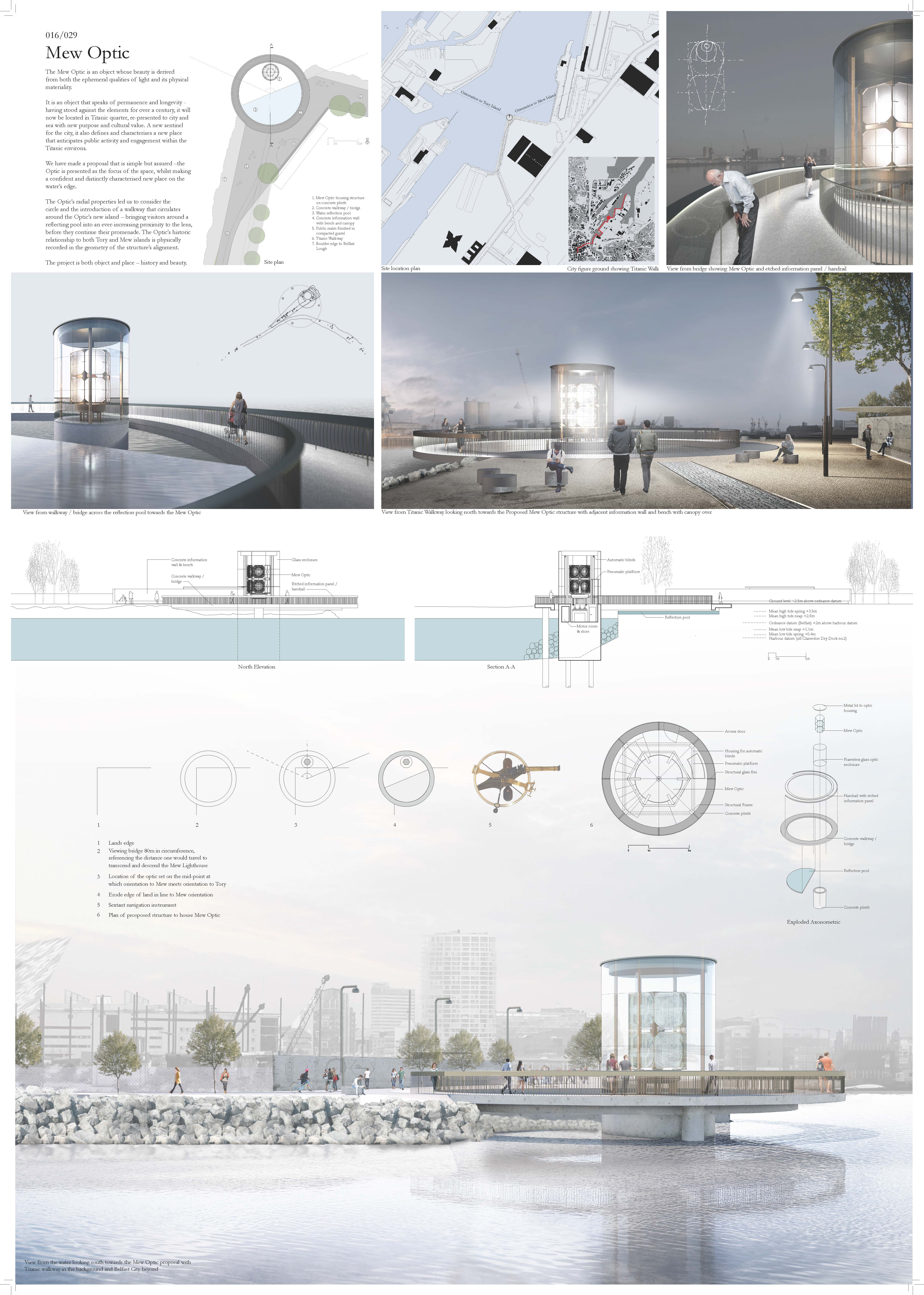 Hall McKnight wins contest for Belfast lighthouse lens installation