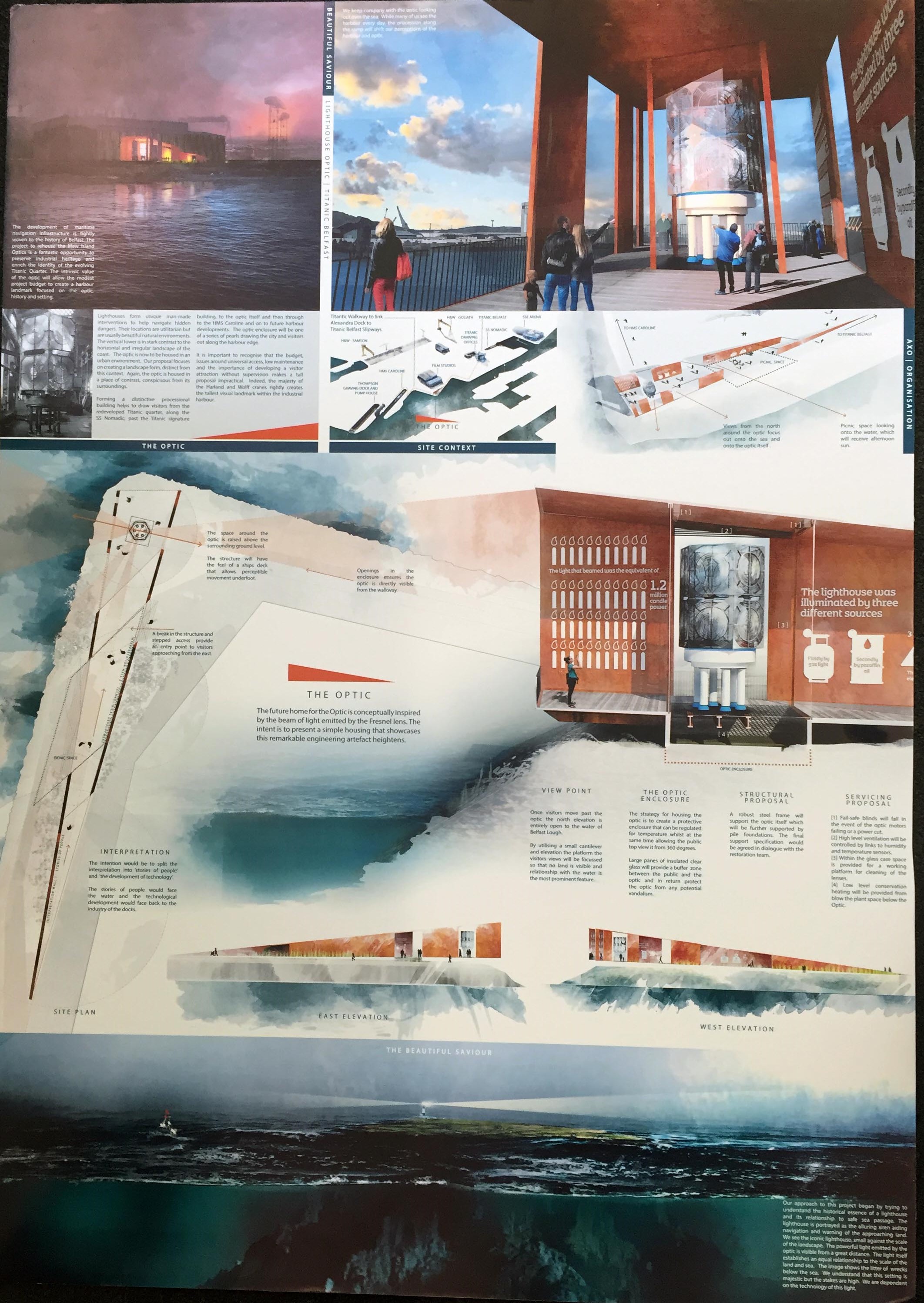 Hall McKnight wins contest for Belfast lighthouse lens installation