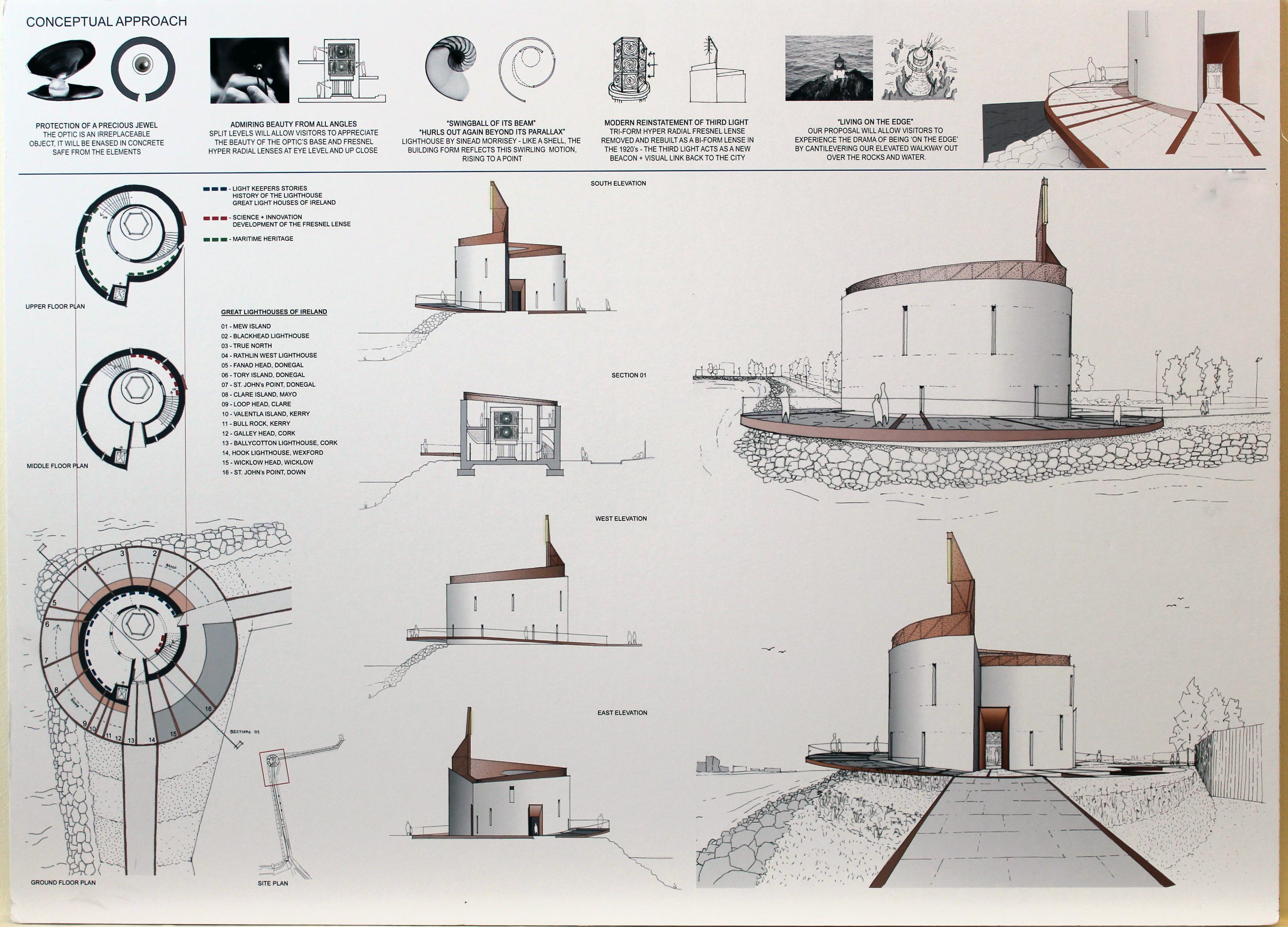 Hall McKnight wins contest for Belfast lighthouse lens installation