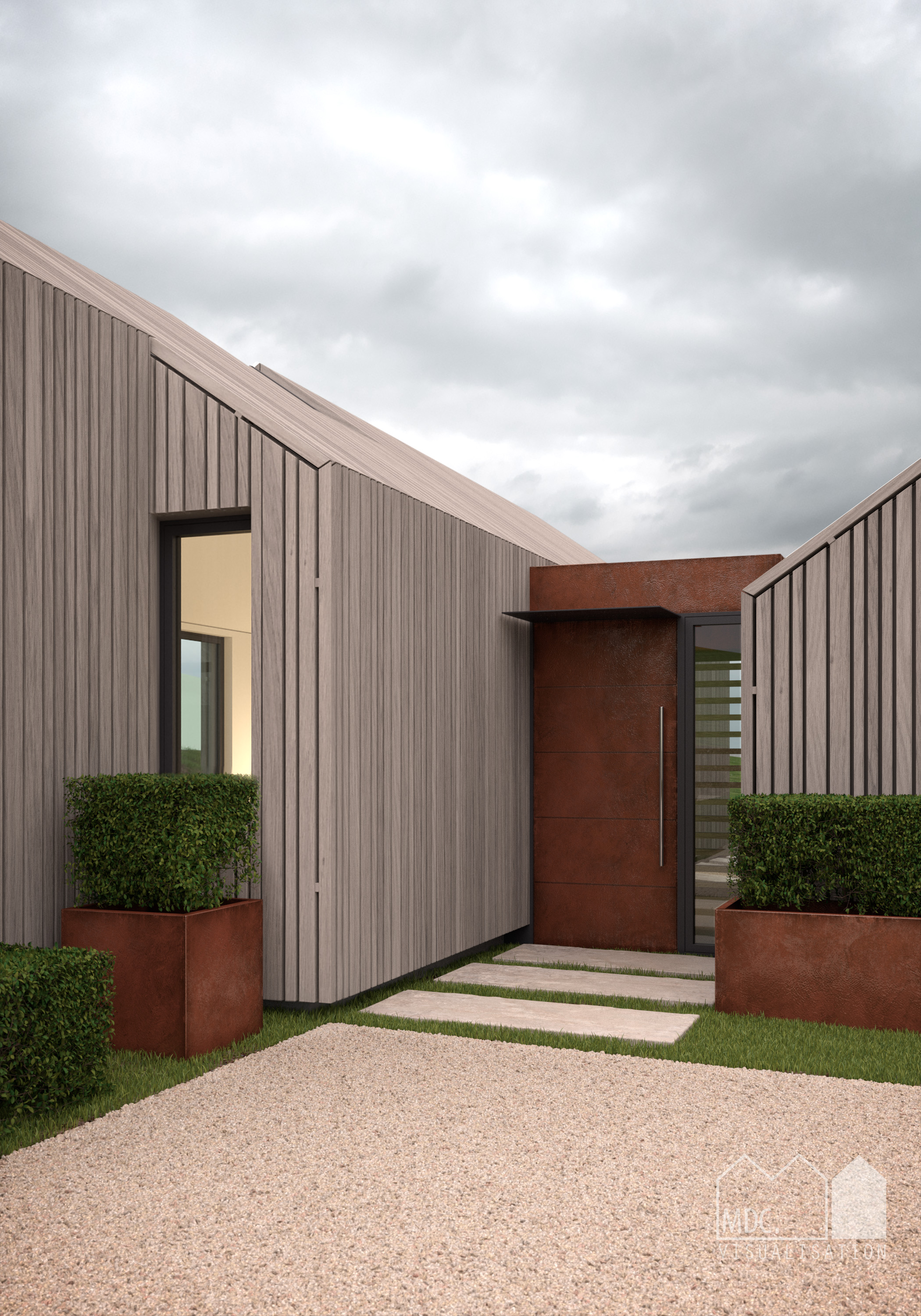 Annabelle Tugby wins planning for barn-like home in rural Cheshire