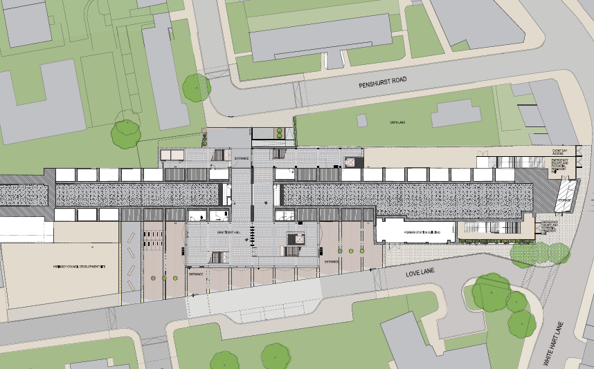 Landolt + Brown lodges plans for White Hart Lane station revamp