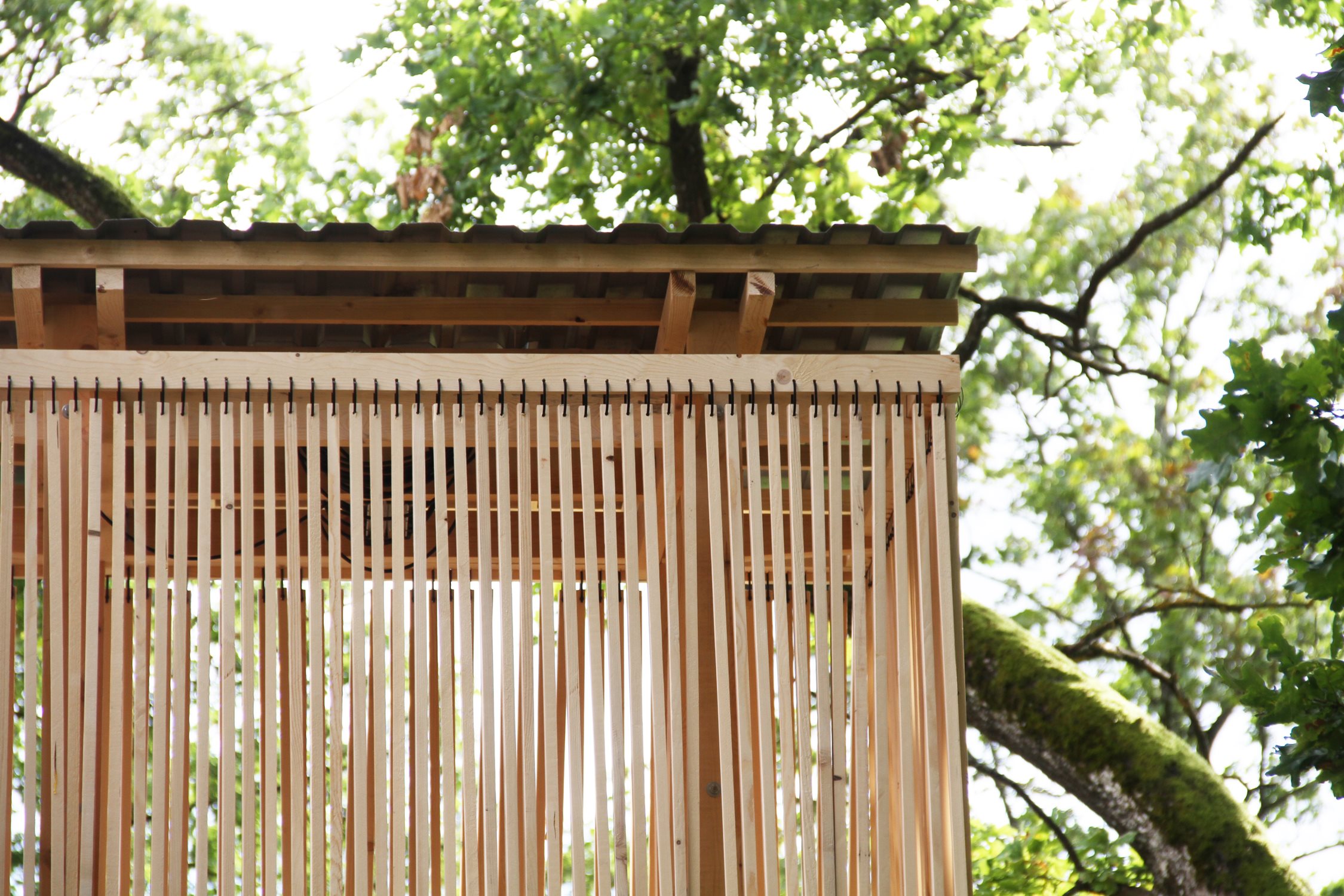 Building Works Unit completes sliding timber folly