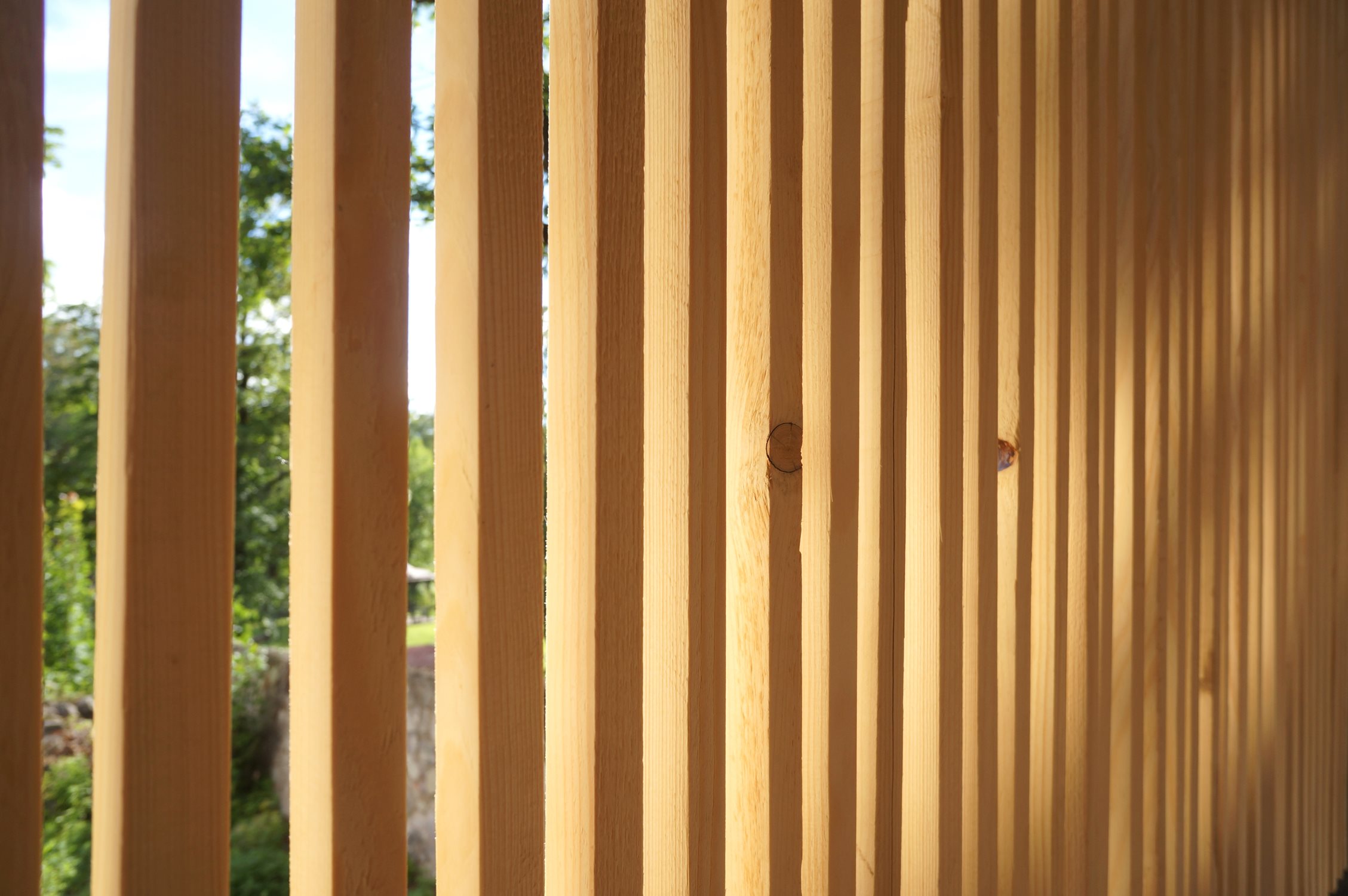 Building Works Unit completes sliding timber folly