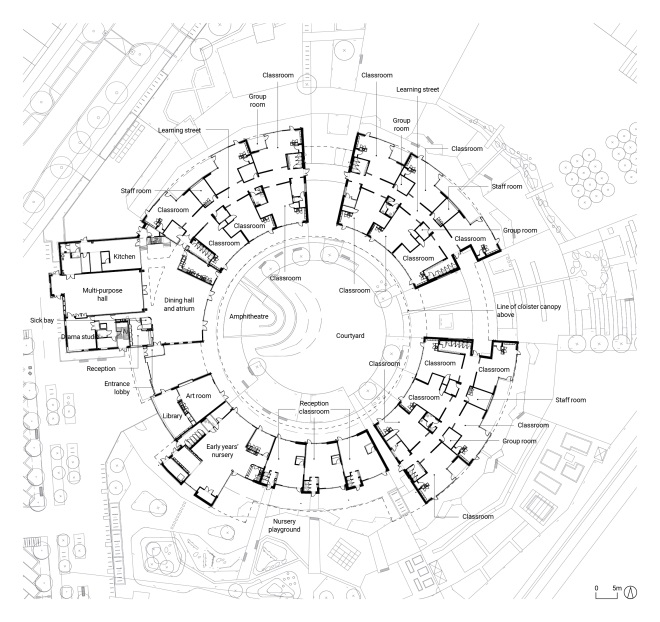Marks Barfield's first piece in the North West Cambridge masterplan