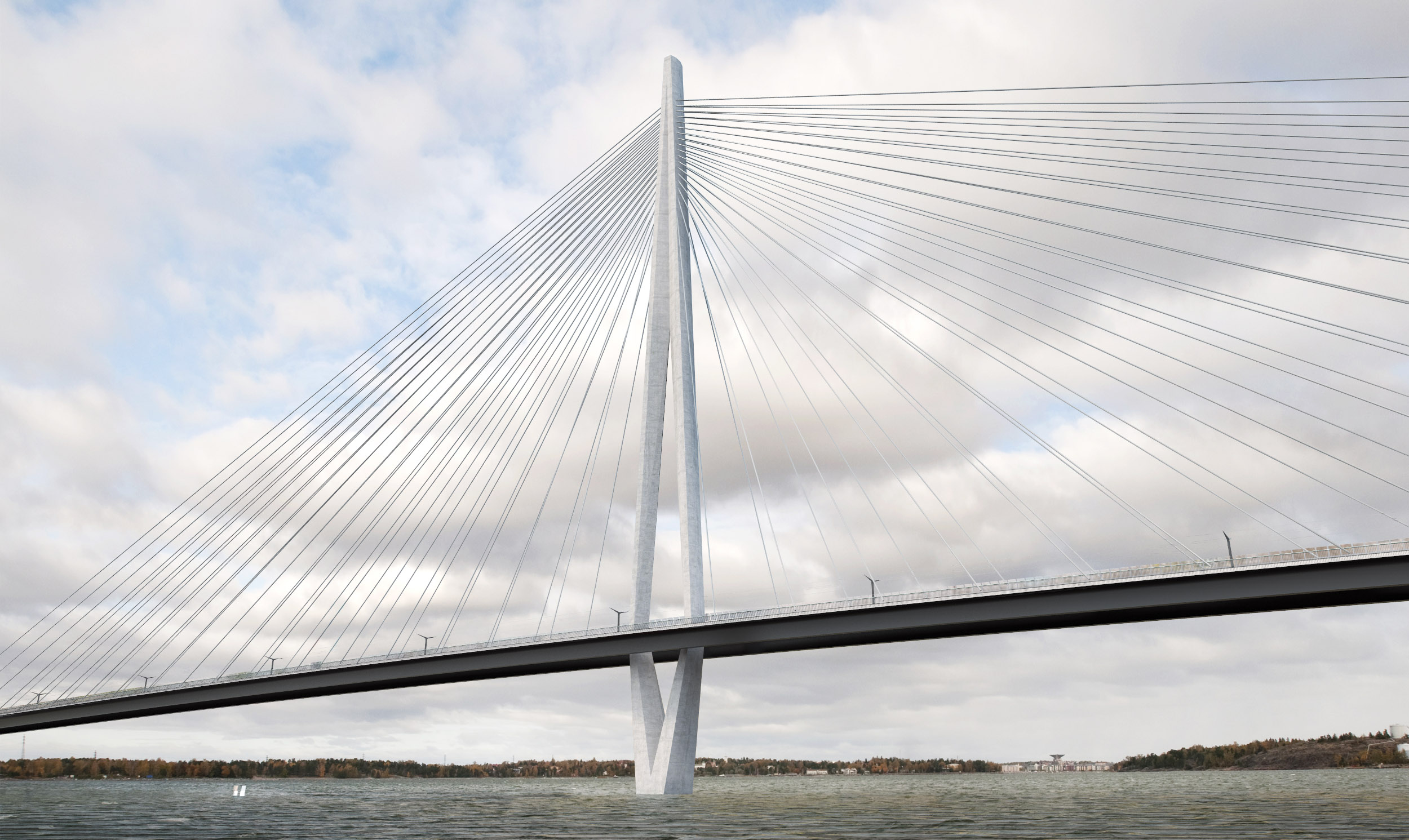 Knight Architects gets go-ahead for Finland's longest bridge