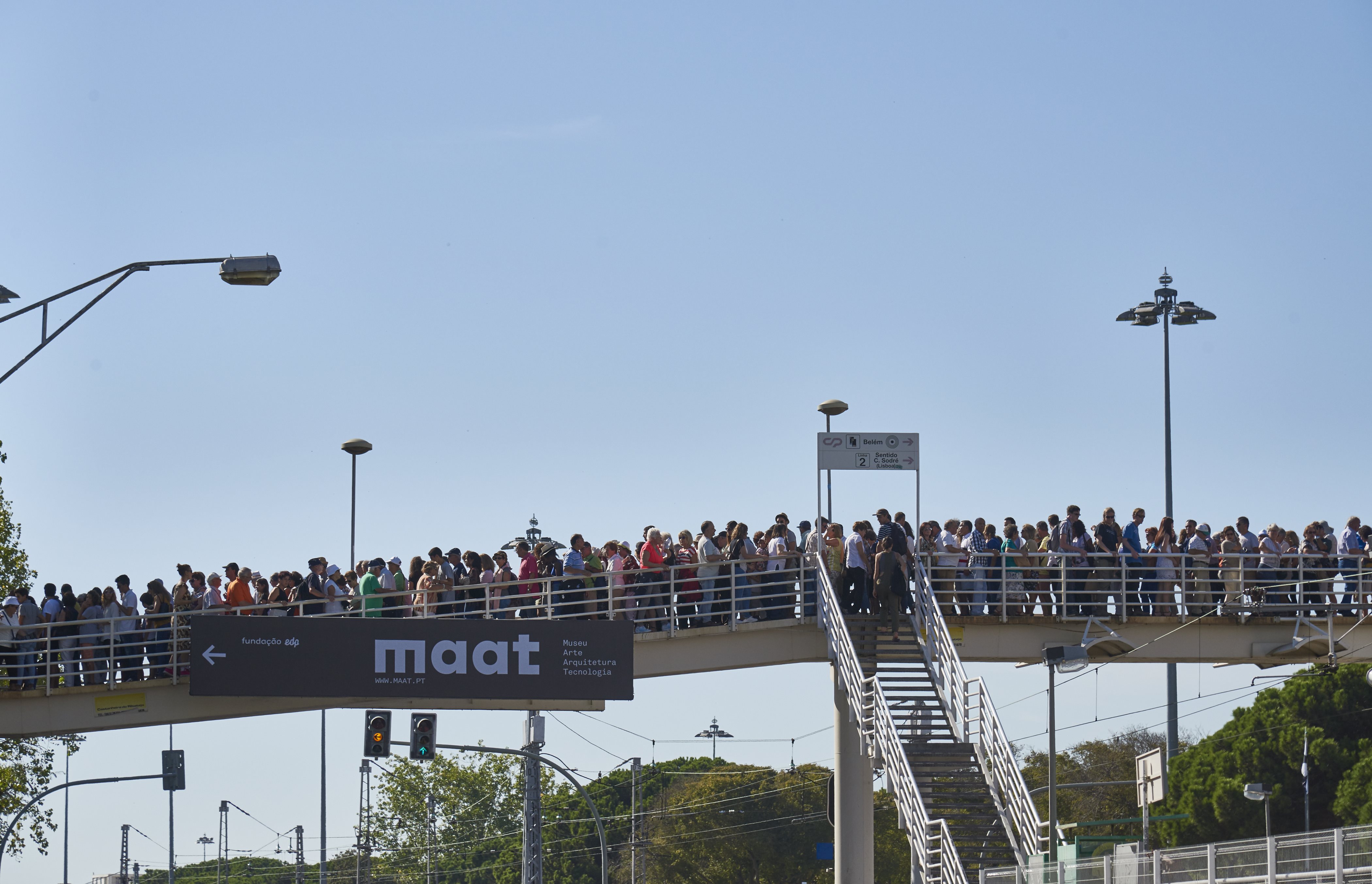 Footbridge Closed As Safety Precaution After Crowds Flock To AL A s MAAT