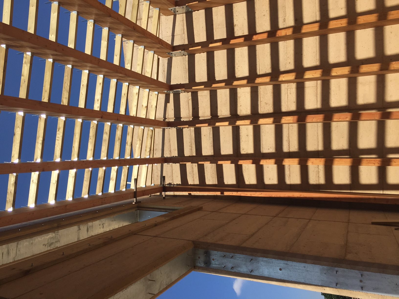 On site at Waugh Thistleton’s extension of the Bushey Jewish Cemetery