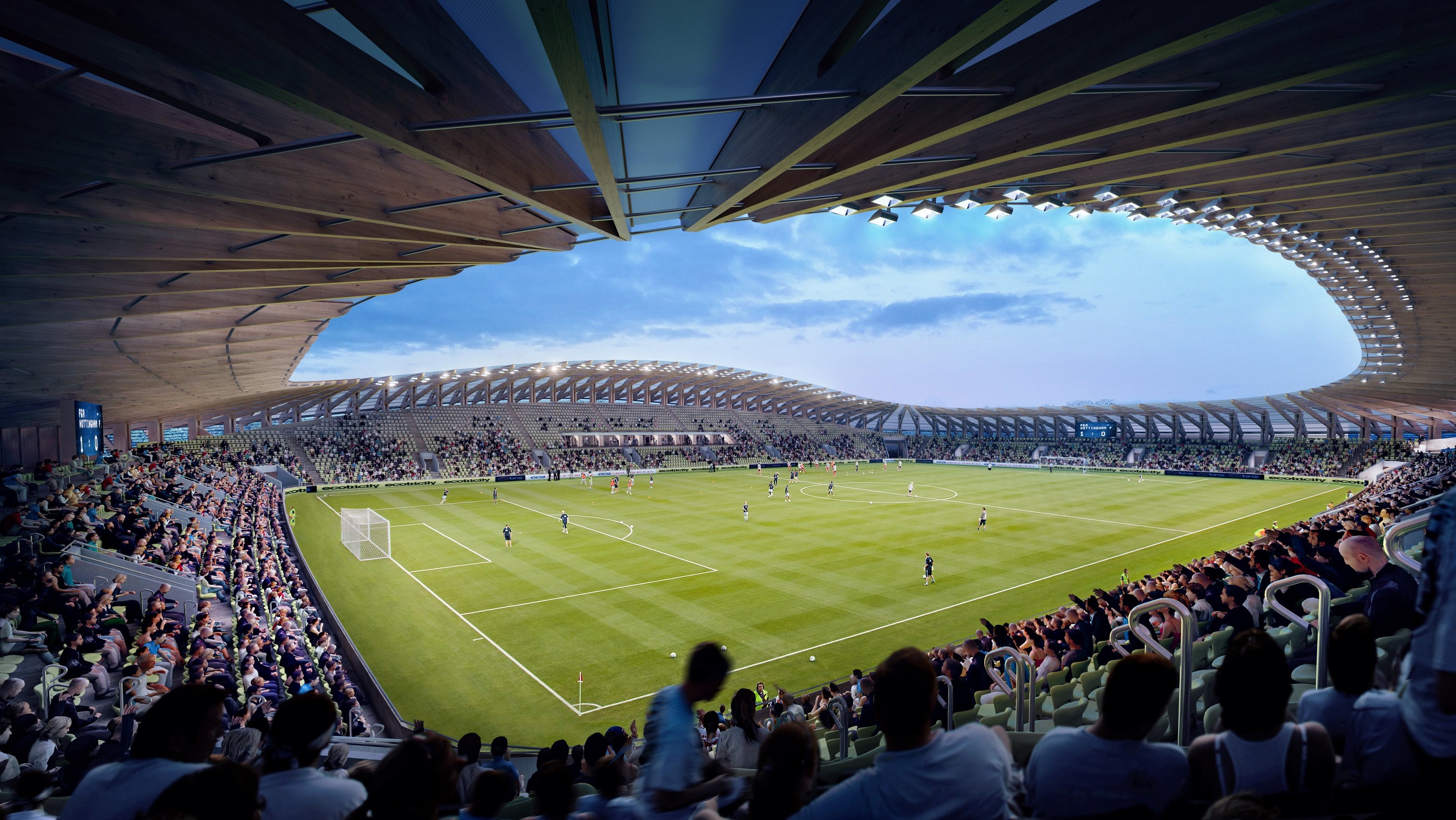 Zaha Hadid Architects wins Forest Green contest with all-wood stadium