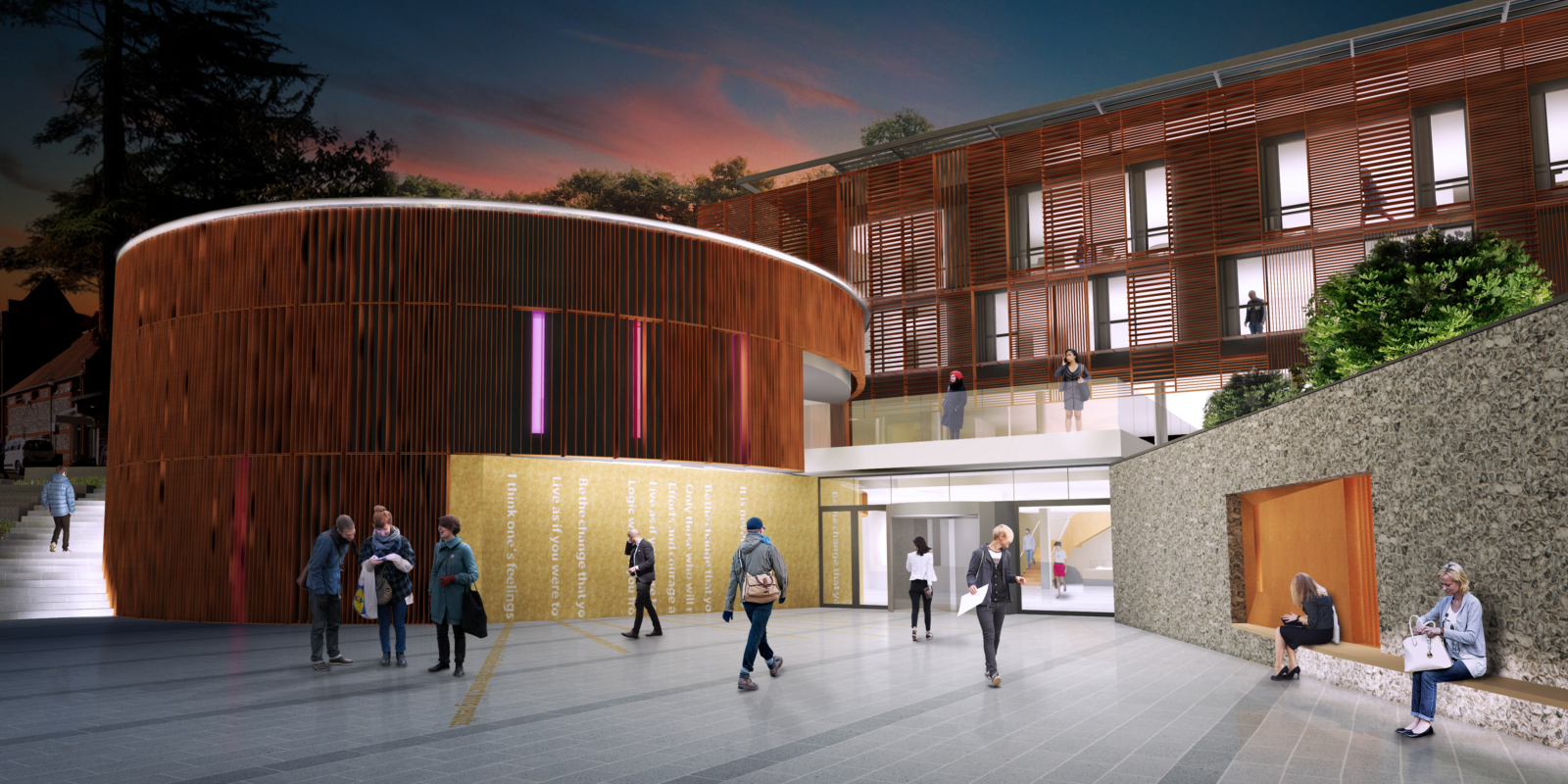 Design Engine submits plans for Winchester University building