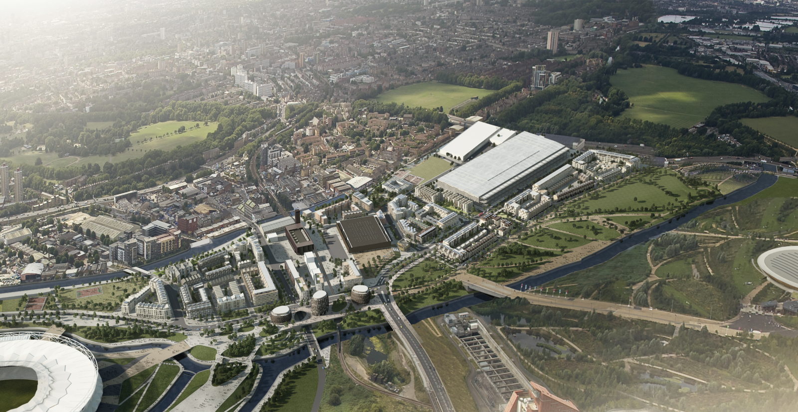 Studio Egret West, Piercy & Co and Astudio’s Olympic Park housing gets ...