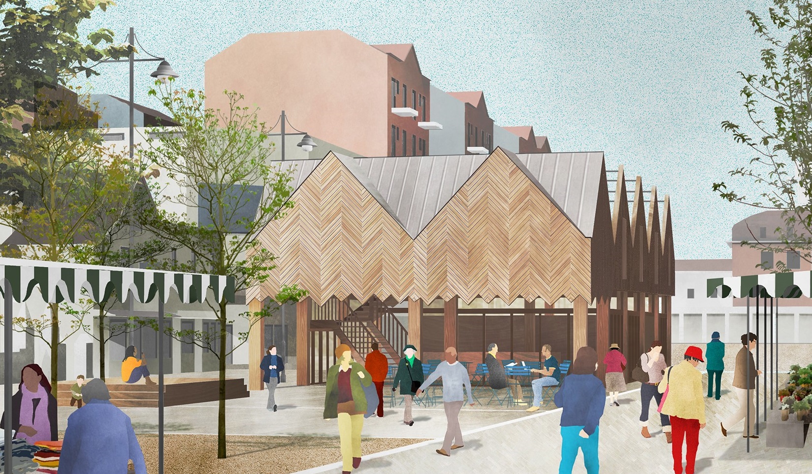 DK-CM scoops go-ahead for timber market hall in Romford