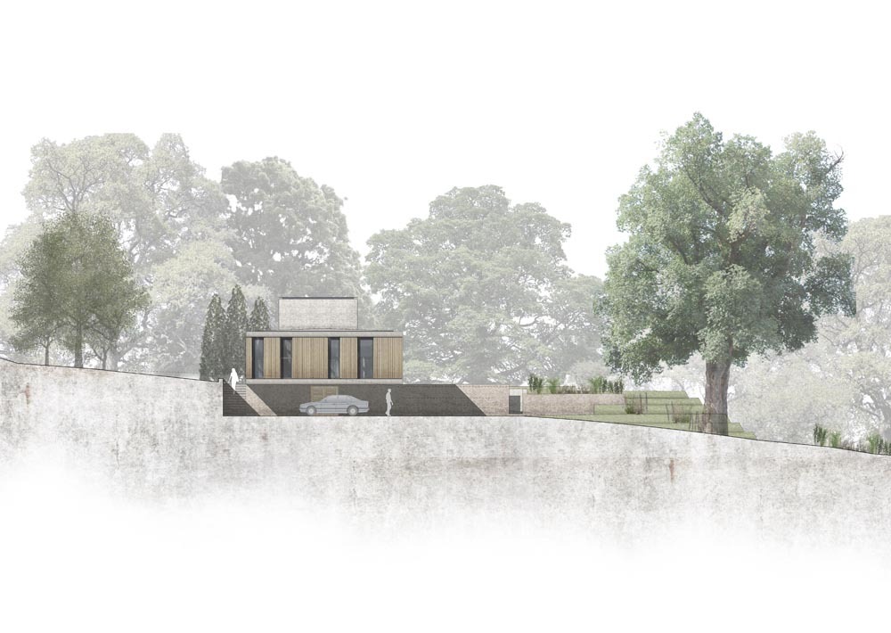 Ström Architects unwraps £750k cantilevered Dorset house