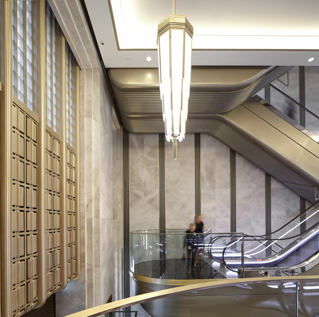 Art Deco with a modern twist: Make’s refurb of Harrods’ escalator hall