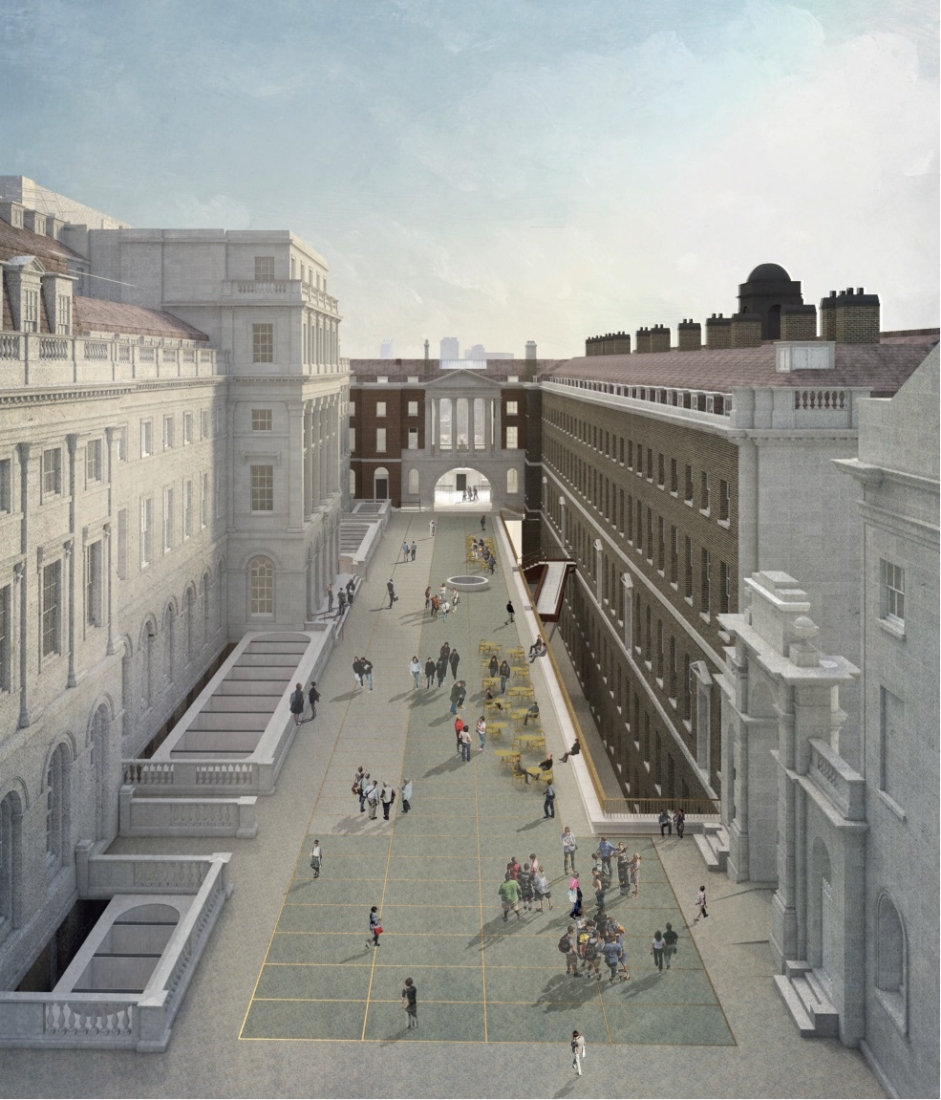 Hall McKnight returns to King’s College London with new quad plans