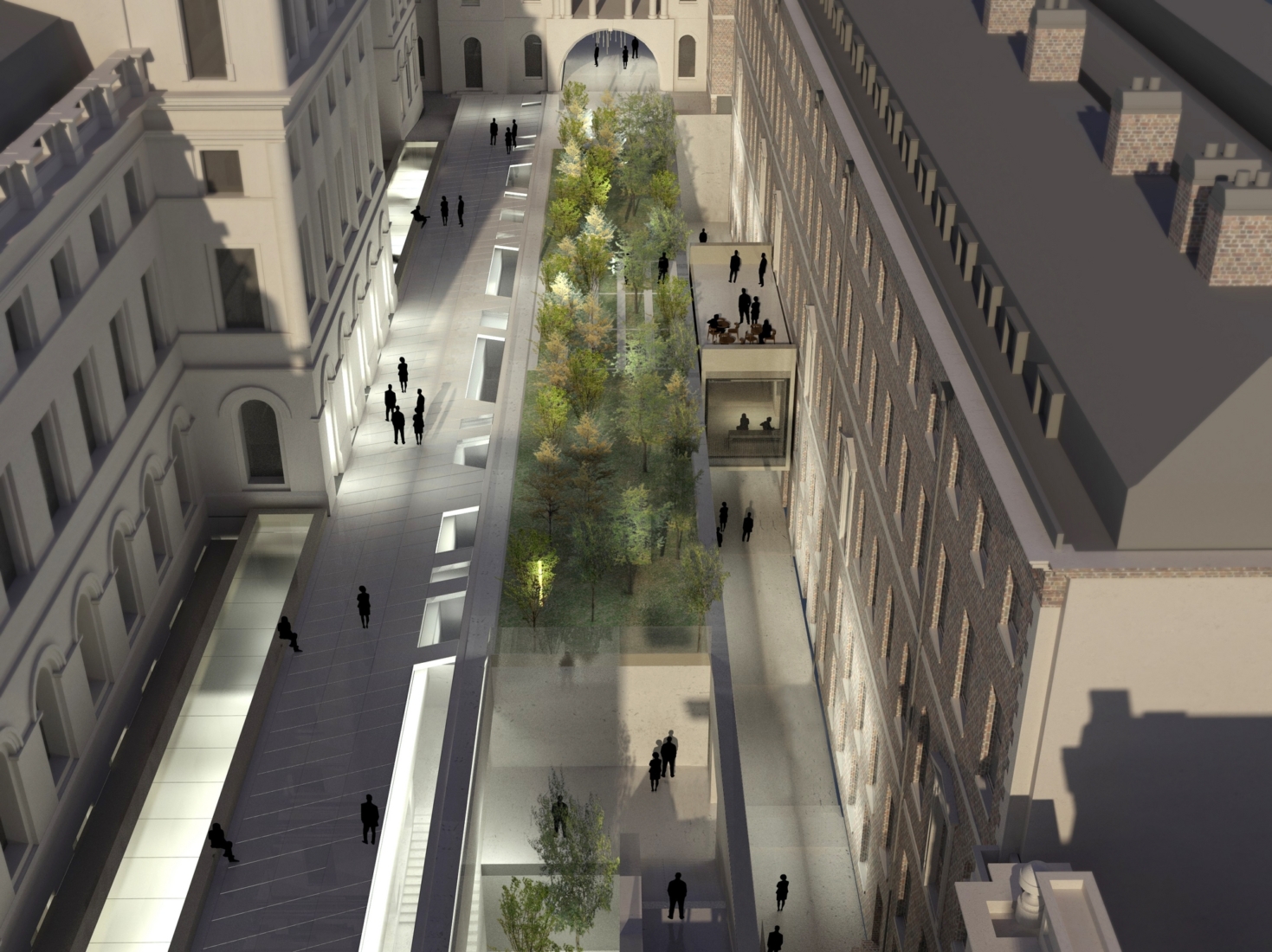 Hall McKnight returns to King’s College London with new quad plans