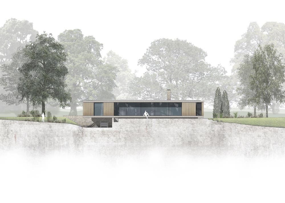 Ström Architects unwraps £750k cantilevered Dorset house