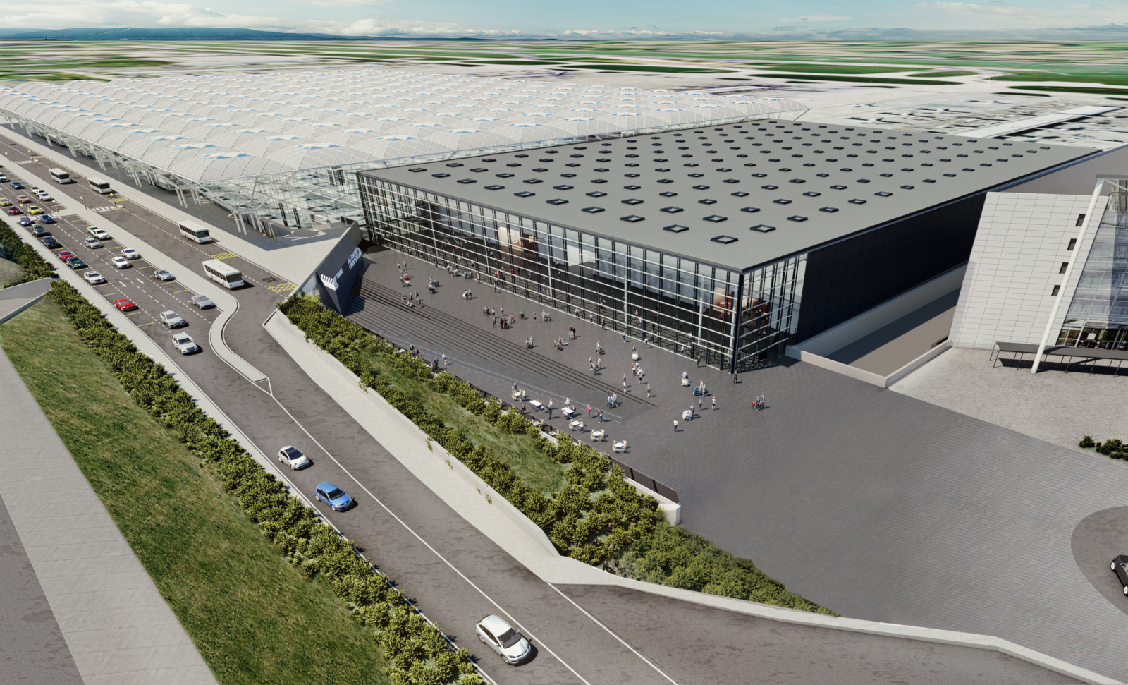 Pascall + Watson's £130m Stansted arrivals building wins planning