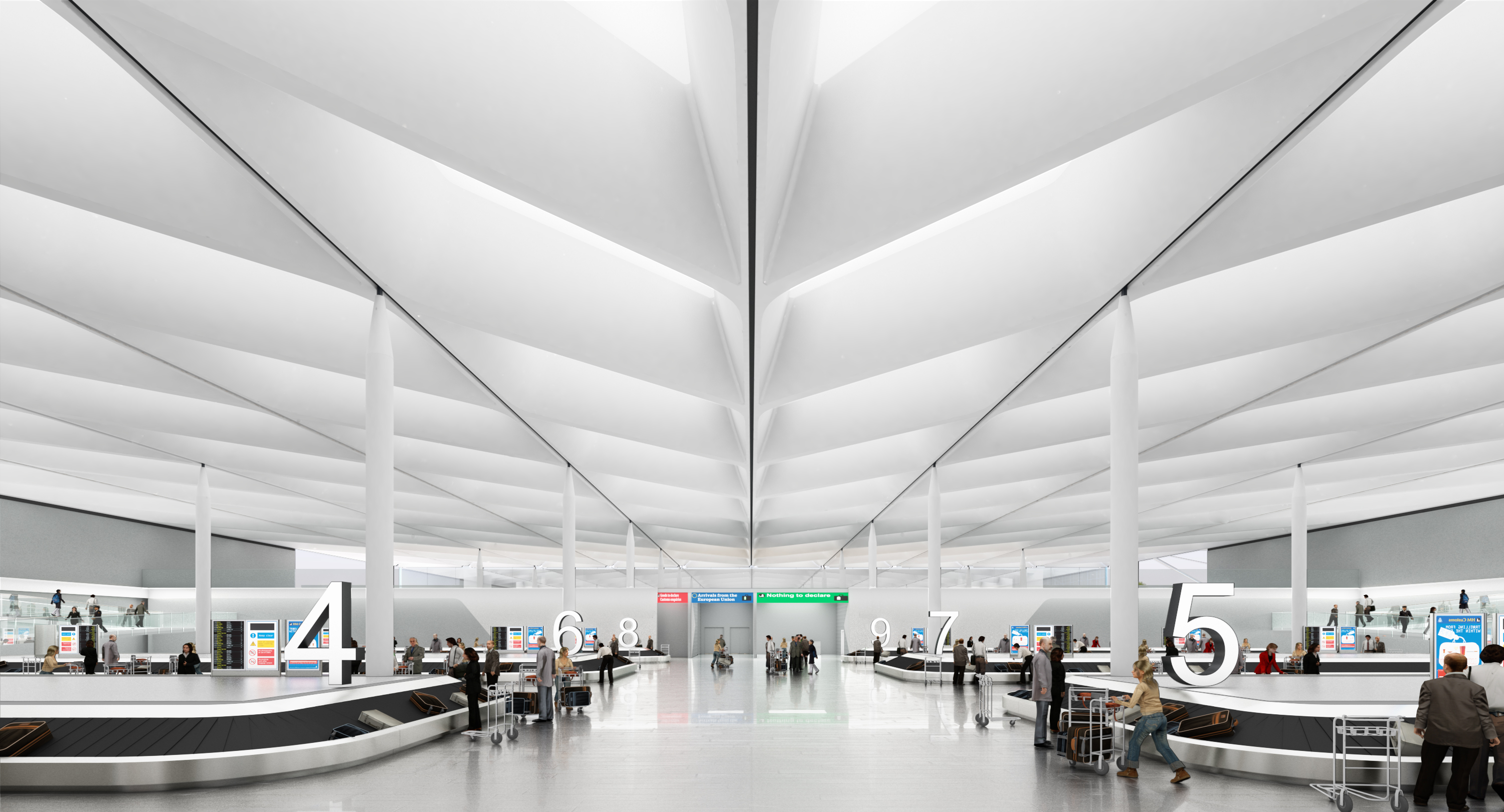 Pascall + Watson's £130m Stansted arrivals building wins planning