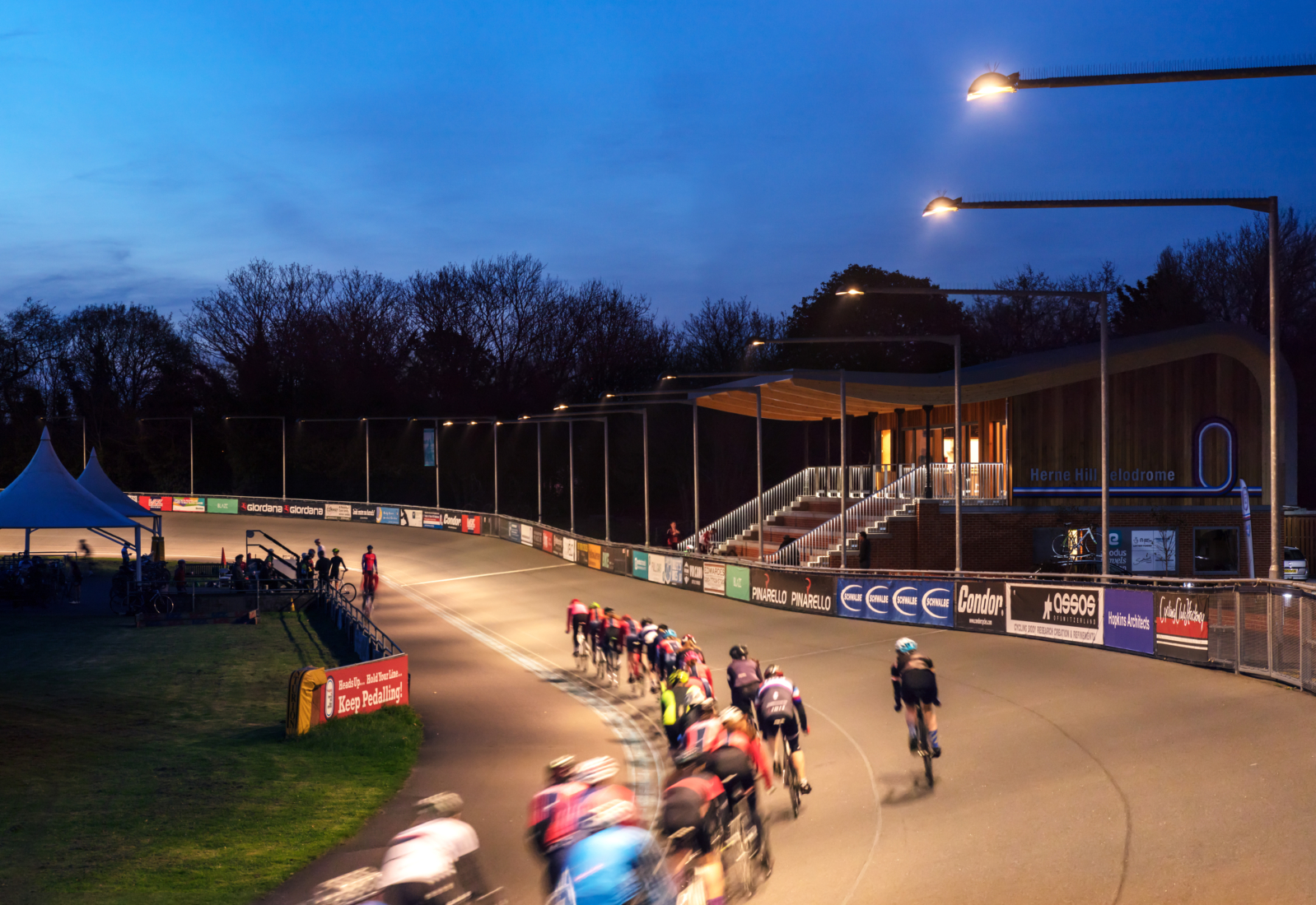 Cycle complete: new pavilion for Herne Hill Velodrome by Hopkins Architects