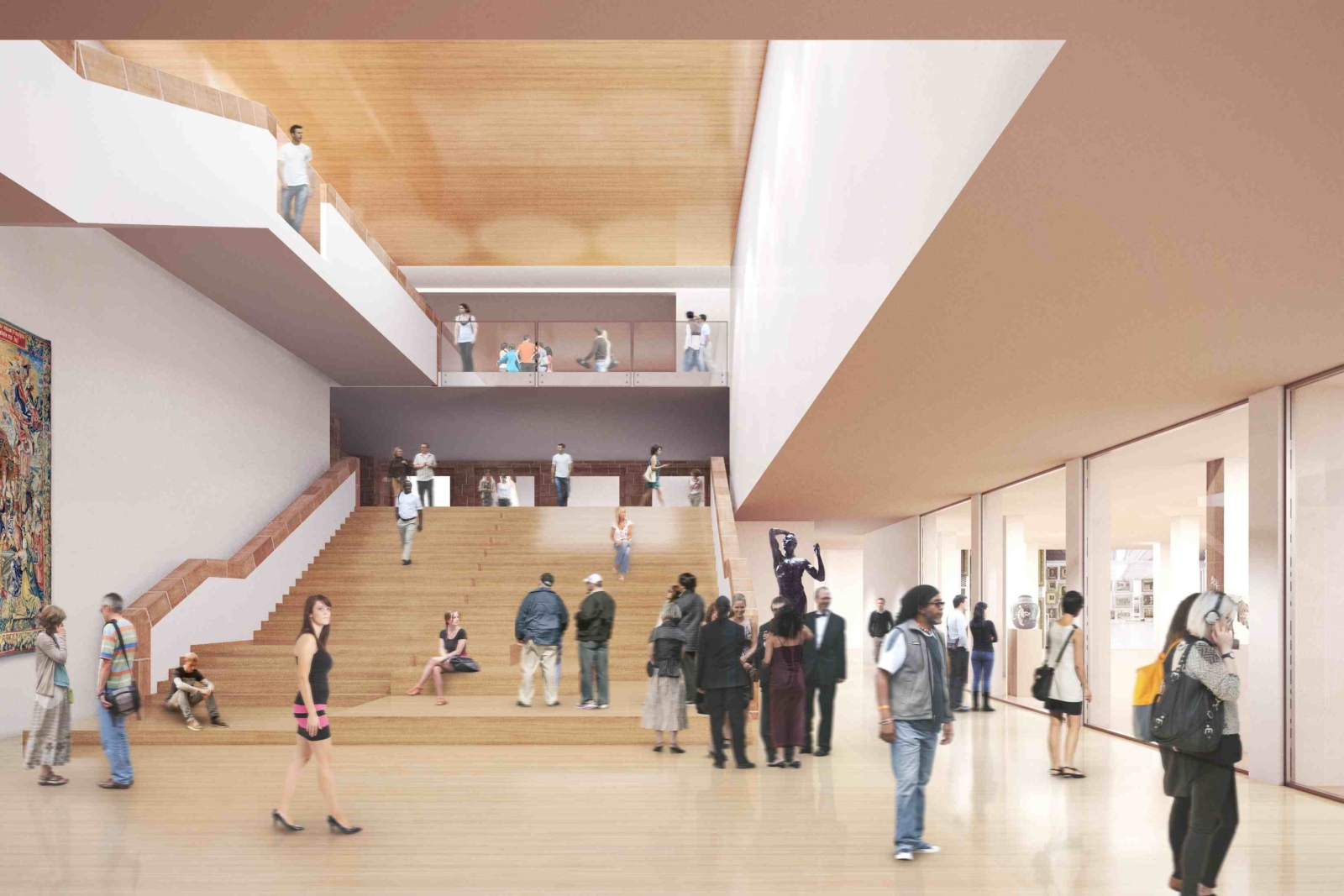 First glimpse of McAslan’s £68m overhaul of Glasgow’s Burrell Collection