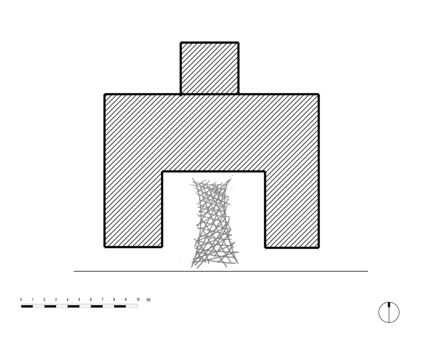 Student pavilion: gridshell by Reading students working with Invisible ...