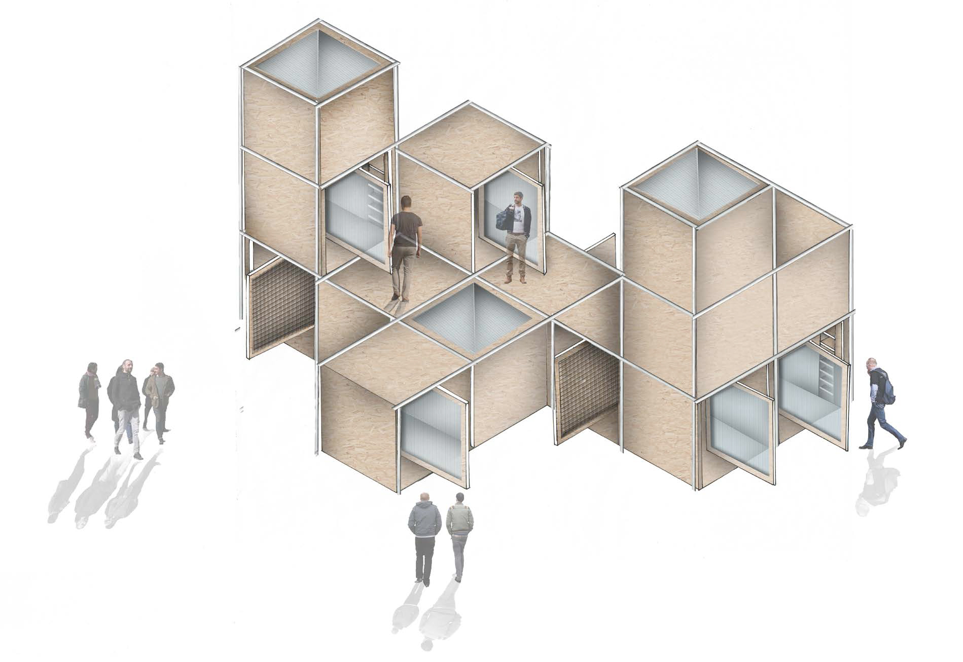 Revealed: shortlist in contest to create temporary homes in disused spaces