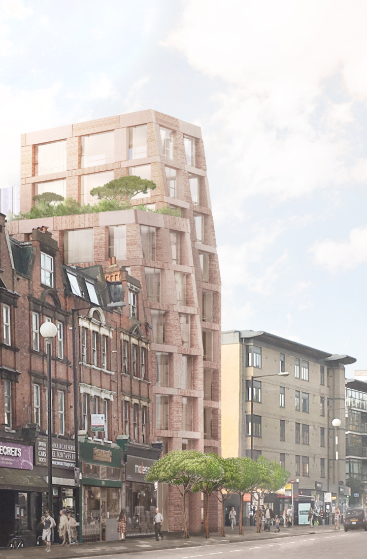 Amin Taha reveals plans for 10-storey flats with load-bearing stone ...