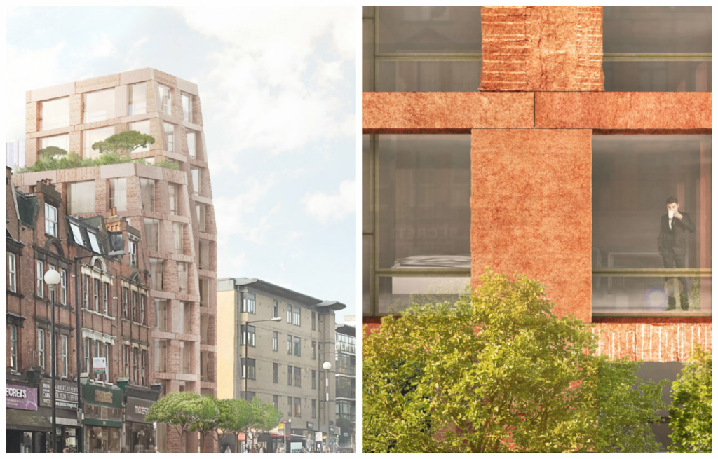 Amin Taha reveals plans for 10-storey flats with load-bearing stone ...