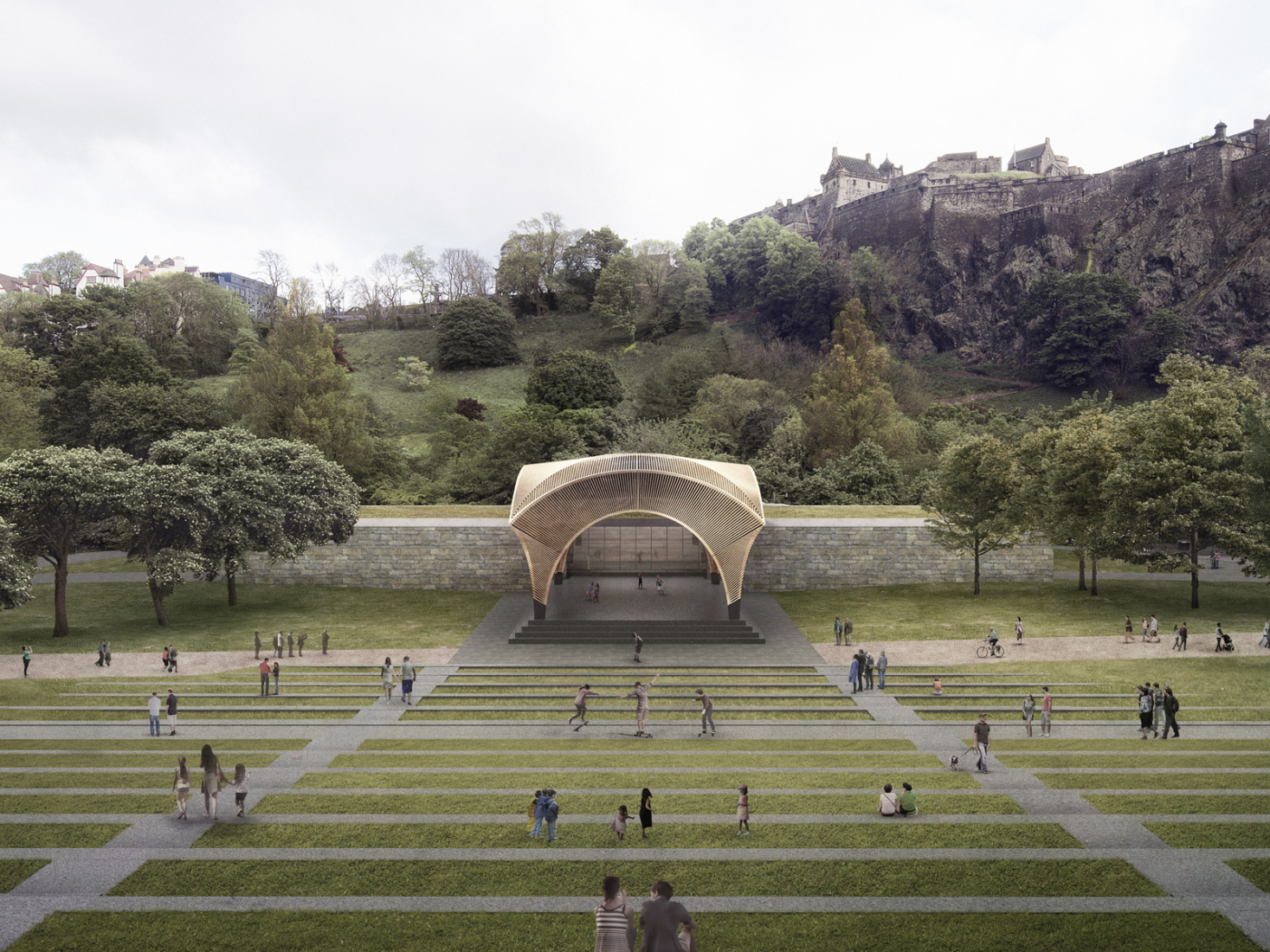 Revealed: winner of Edinburgh’s Ross Pavilion contest