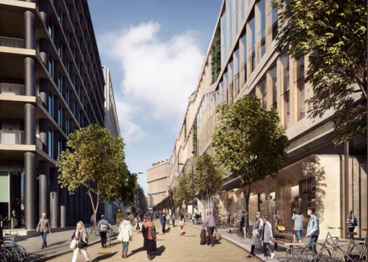 Heatherwick’s reworked ground-floor frontages for Google HQ approved