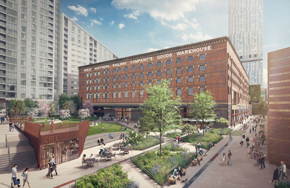 SimpsonHaugh unveils plans for revamp of landmark Manchester warehouse