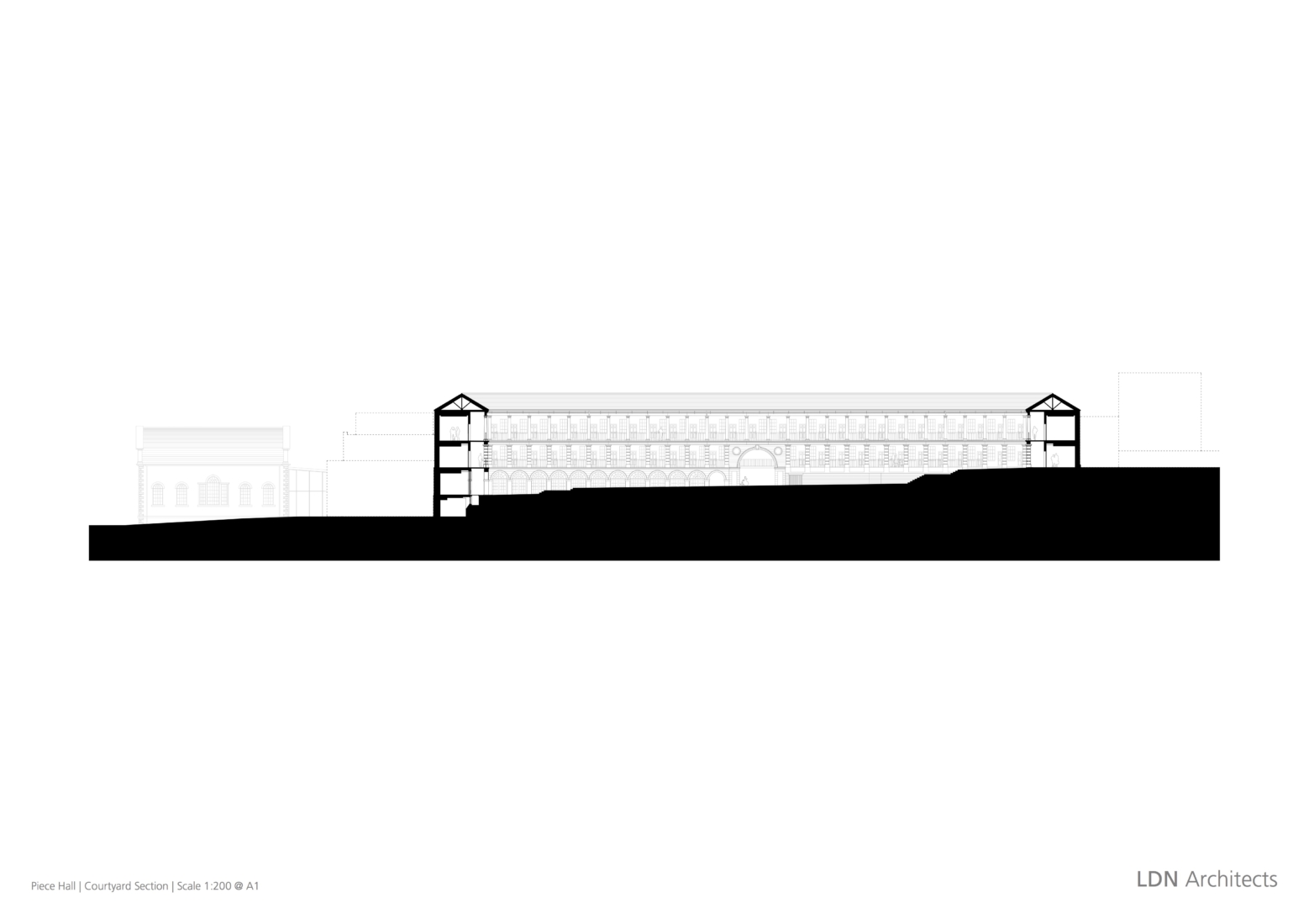 Transformational restoration of the Piece Hall in Halifax by LDN Architects