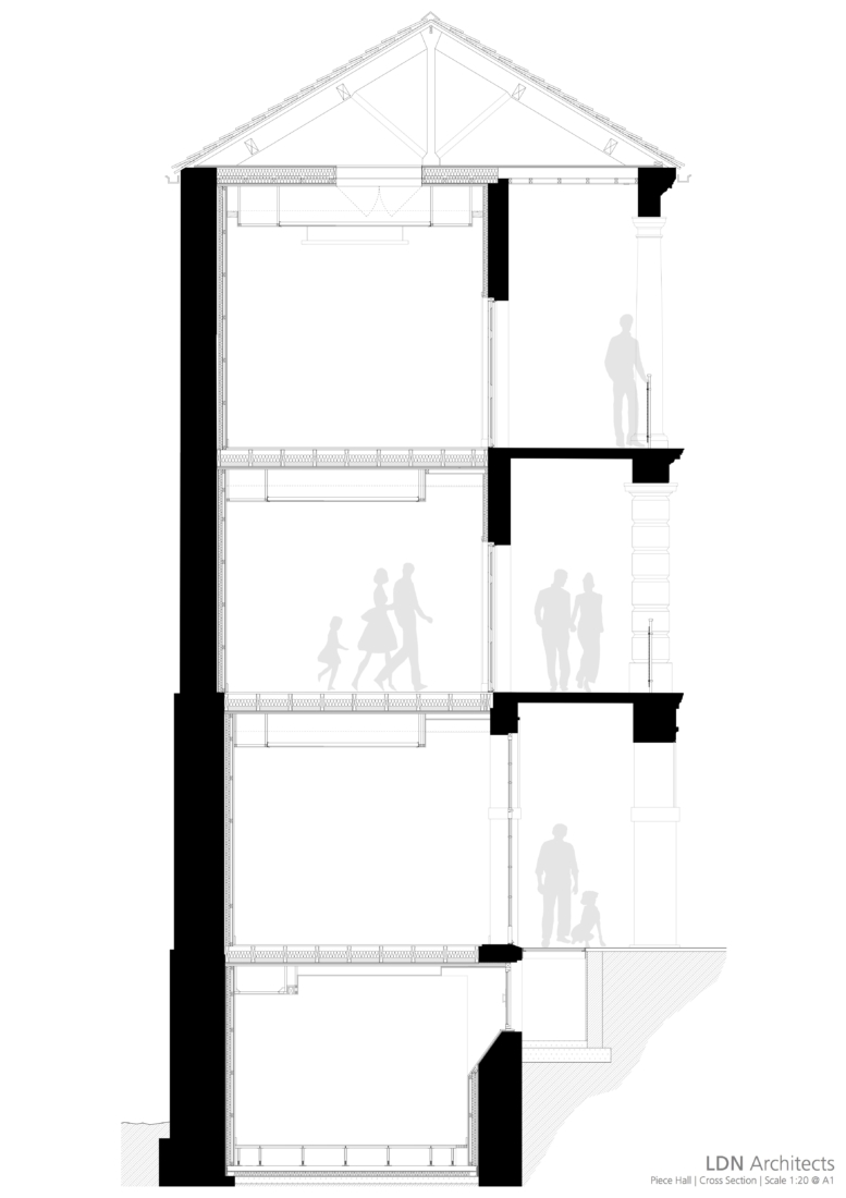 Transformational restoration of the Piece Hall in Halifax by LDN Architects