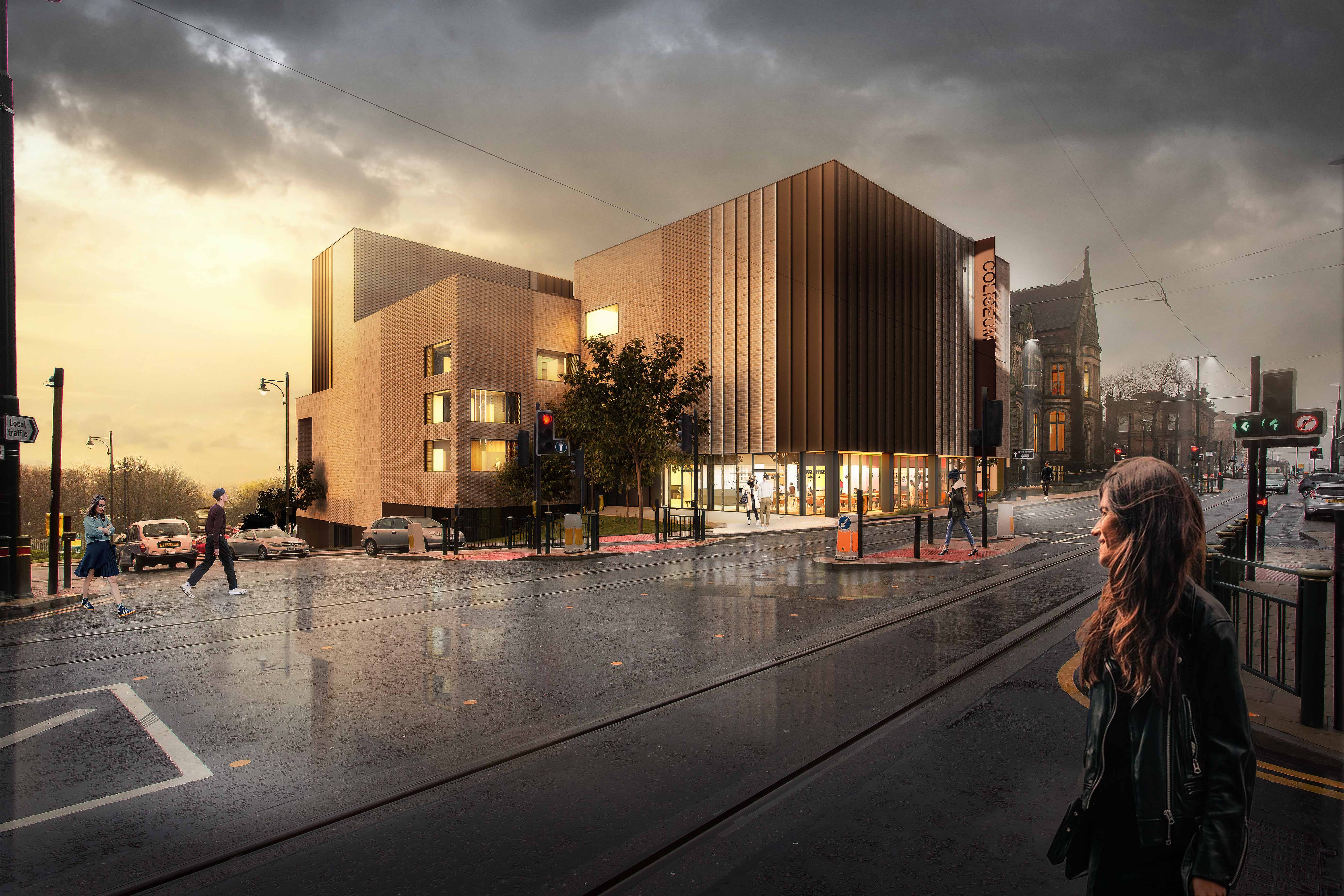 Council backs Mecanoo's design for new Oldham Coliseum