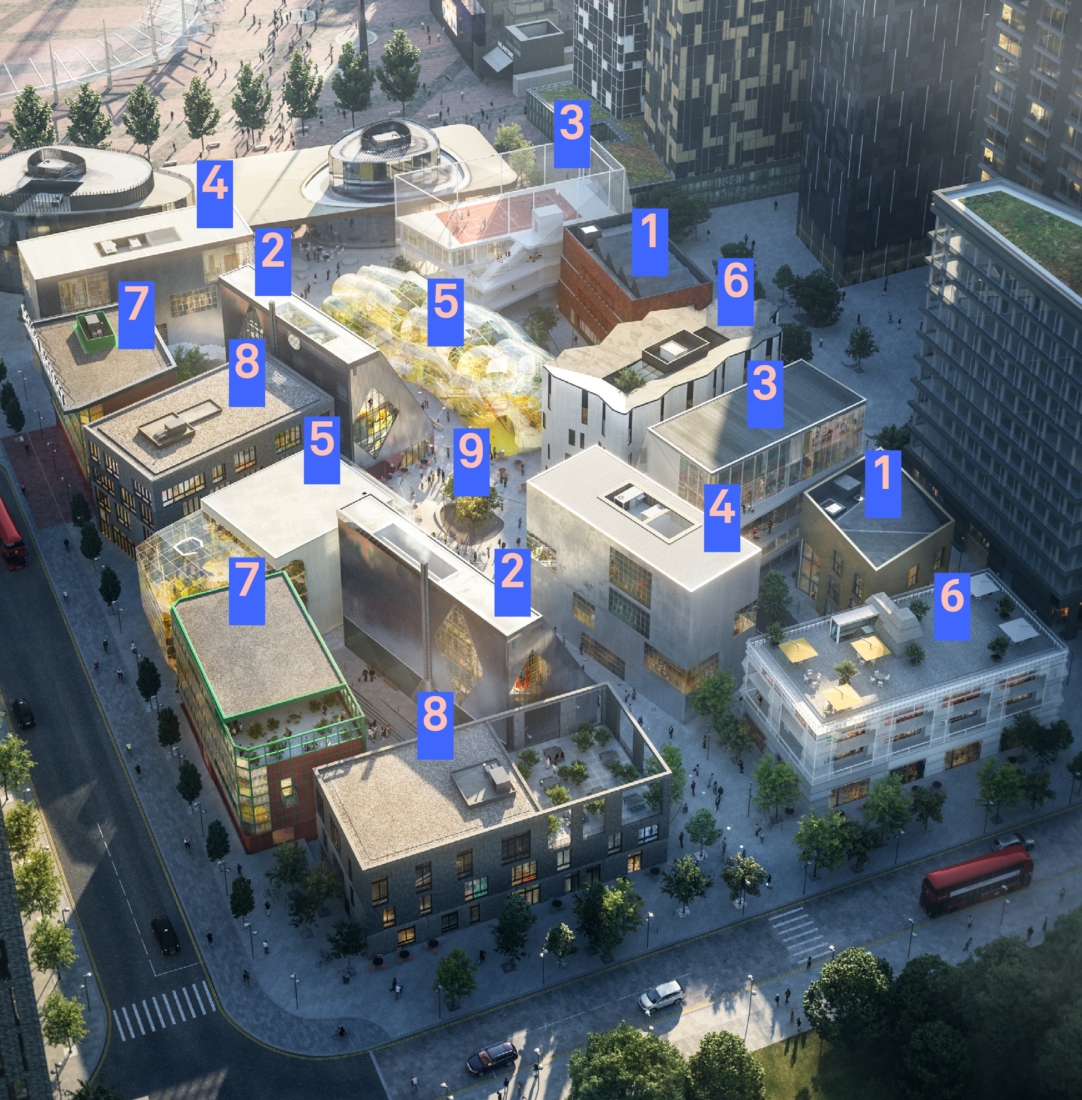 Award-winners and rising stars reveal Greenwich creative district designs