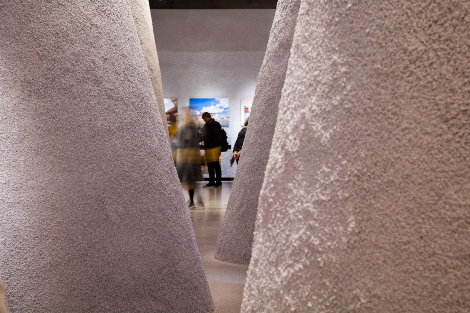 Carmody Groarke creates pulped paper space at Design Museum