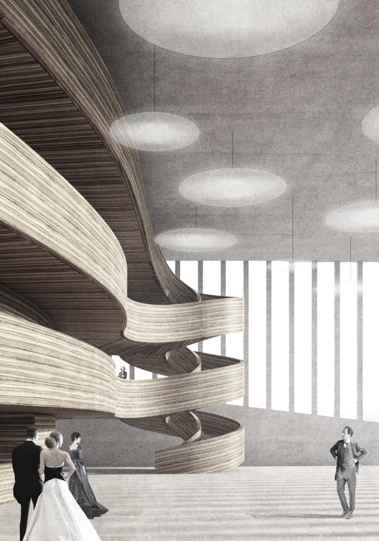 Chipperfield wins third place in Munich Concert Hall contest