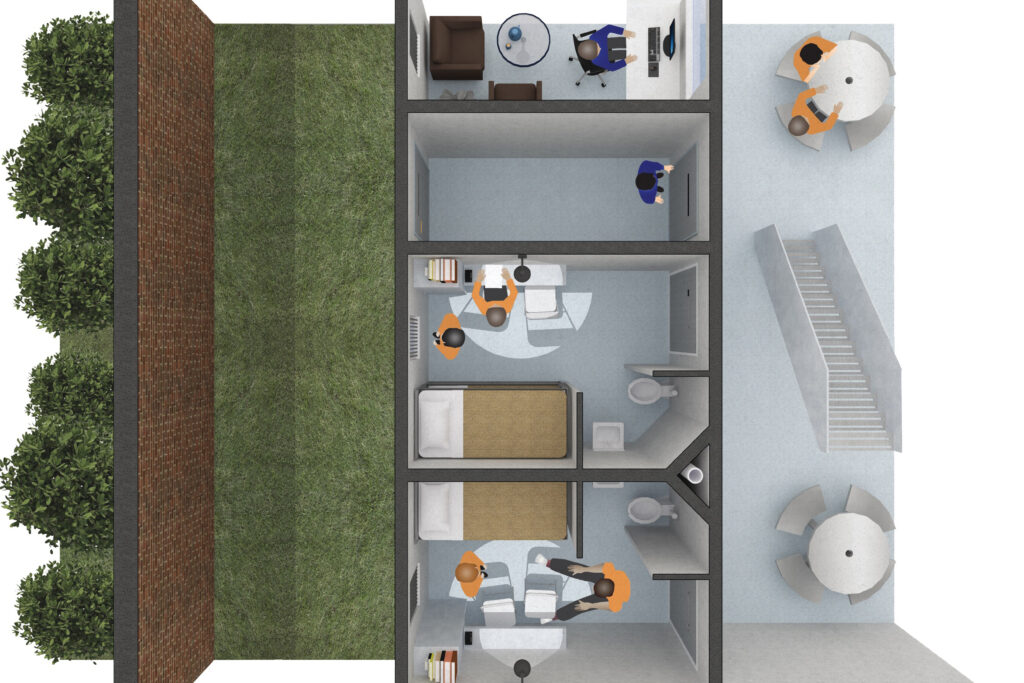 Architects’ study calls for rethink of prison cells to reduce reoffending