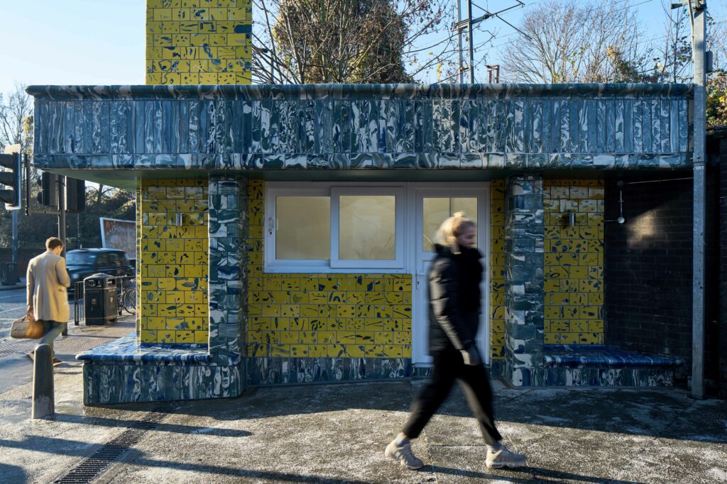 Assemble’s Art on the Underground commission features 1,000 handmade tiles